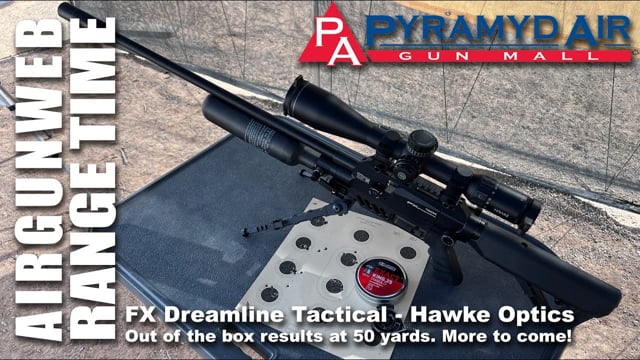 FX Dreamline Dream-Tact - Power Level Accuracy Tests at 50 Yards ...