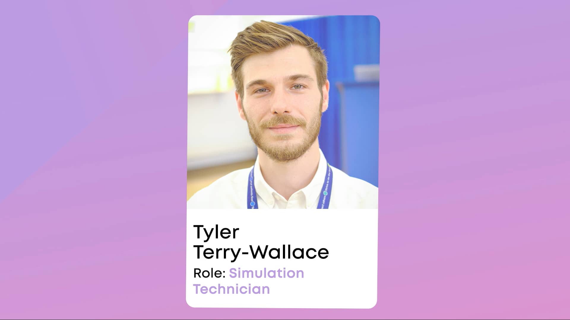 Tyler Terry-Wallace - Simulation Technician on Vimeo