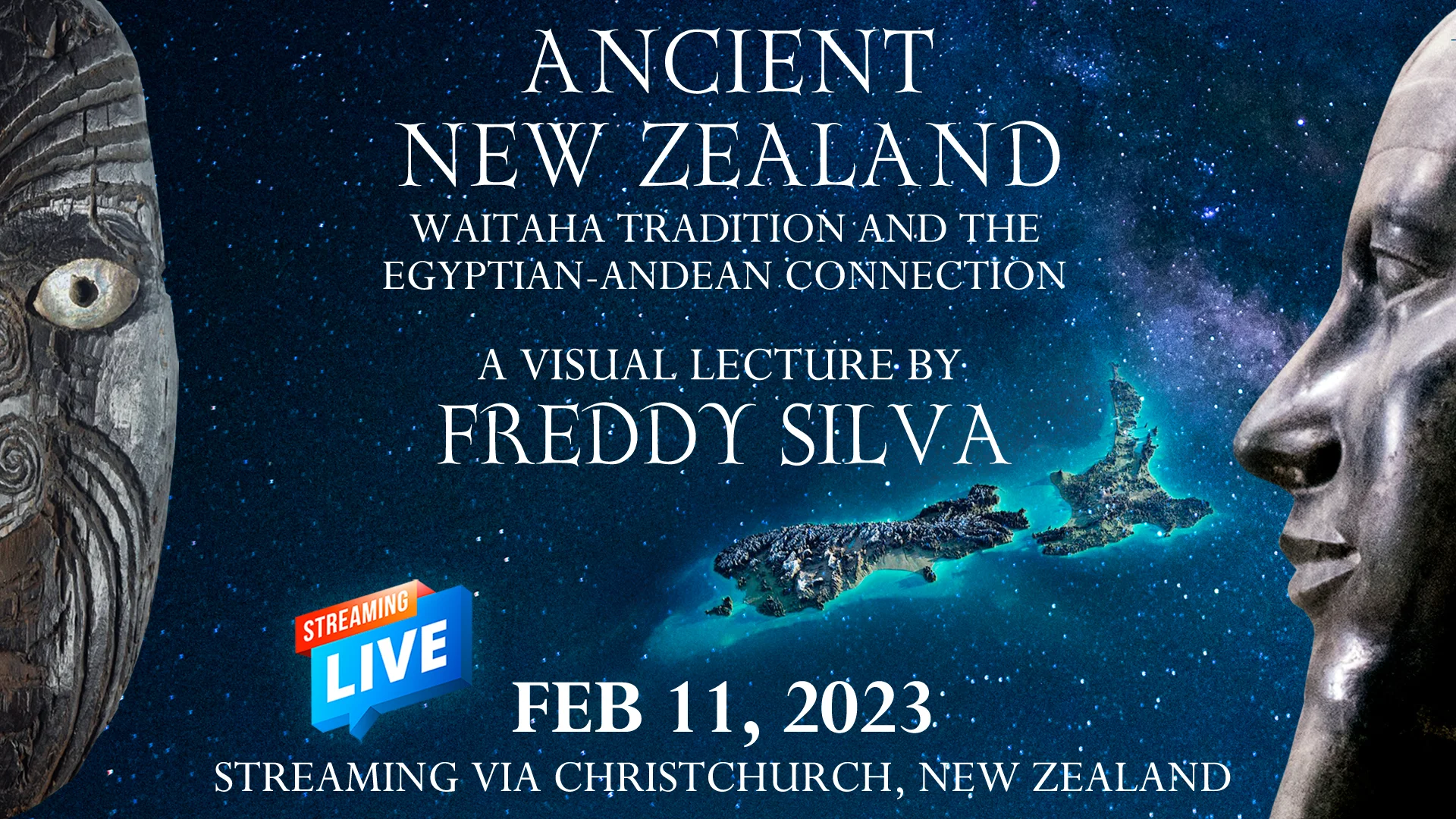 Freddy Silva LIVESTREAM ANCIENT NEW ZEALAND: Waitaha tradition and the ...