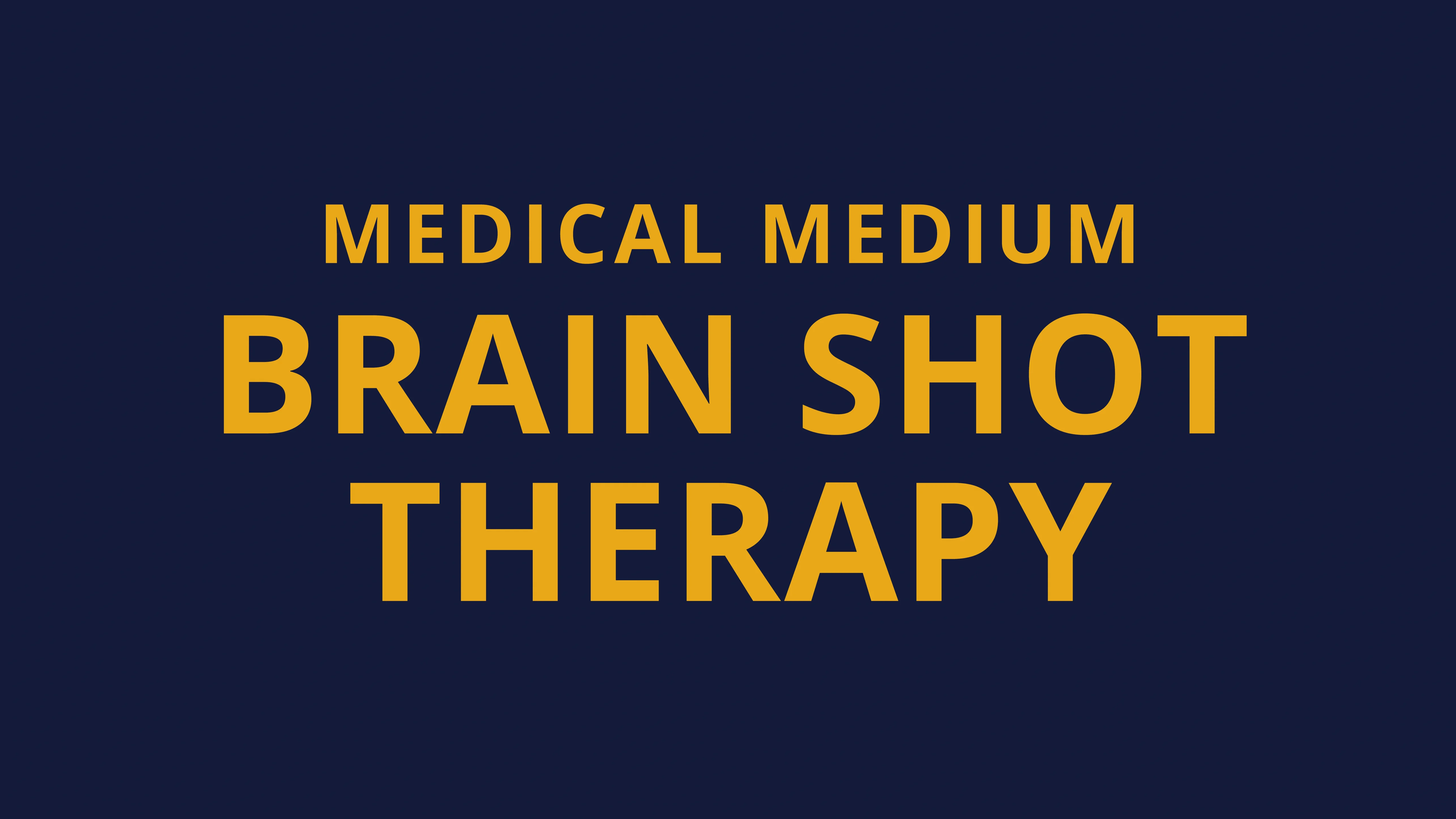 Brain Shot Therapy Website Video