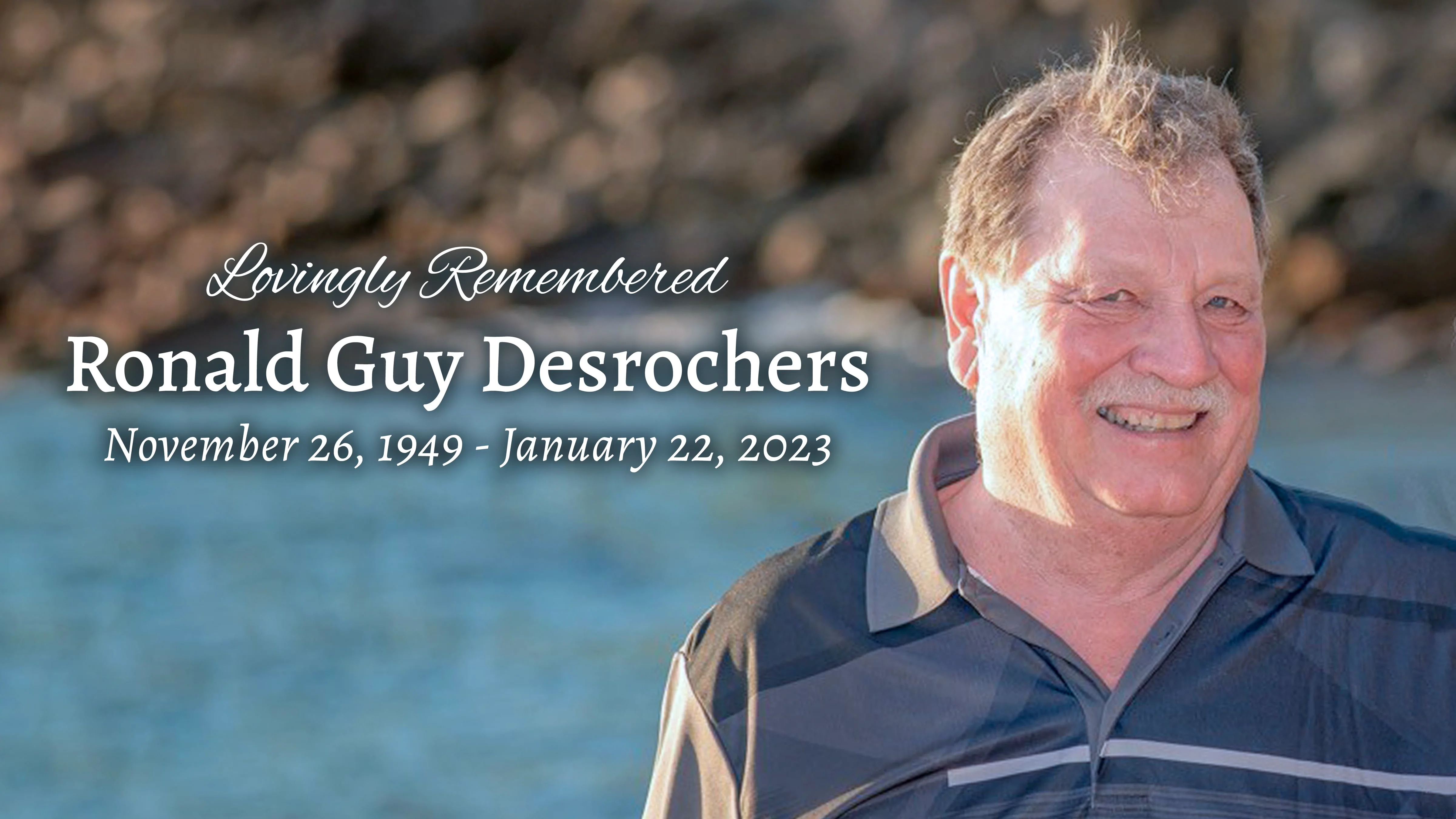 Funeral Service for the late Ronald Guy Desrochers on Vimeo
