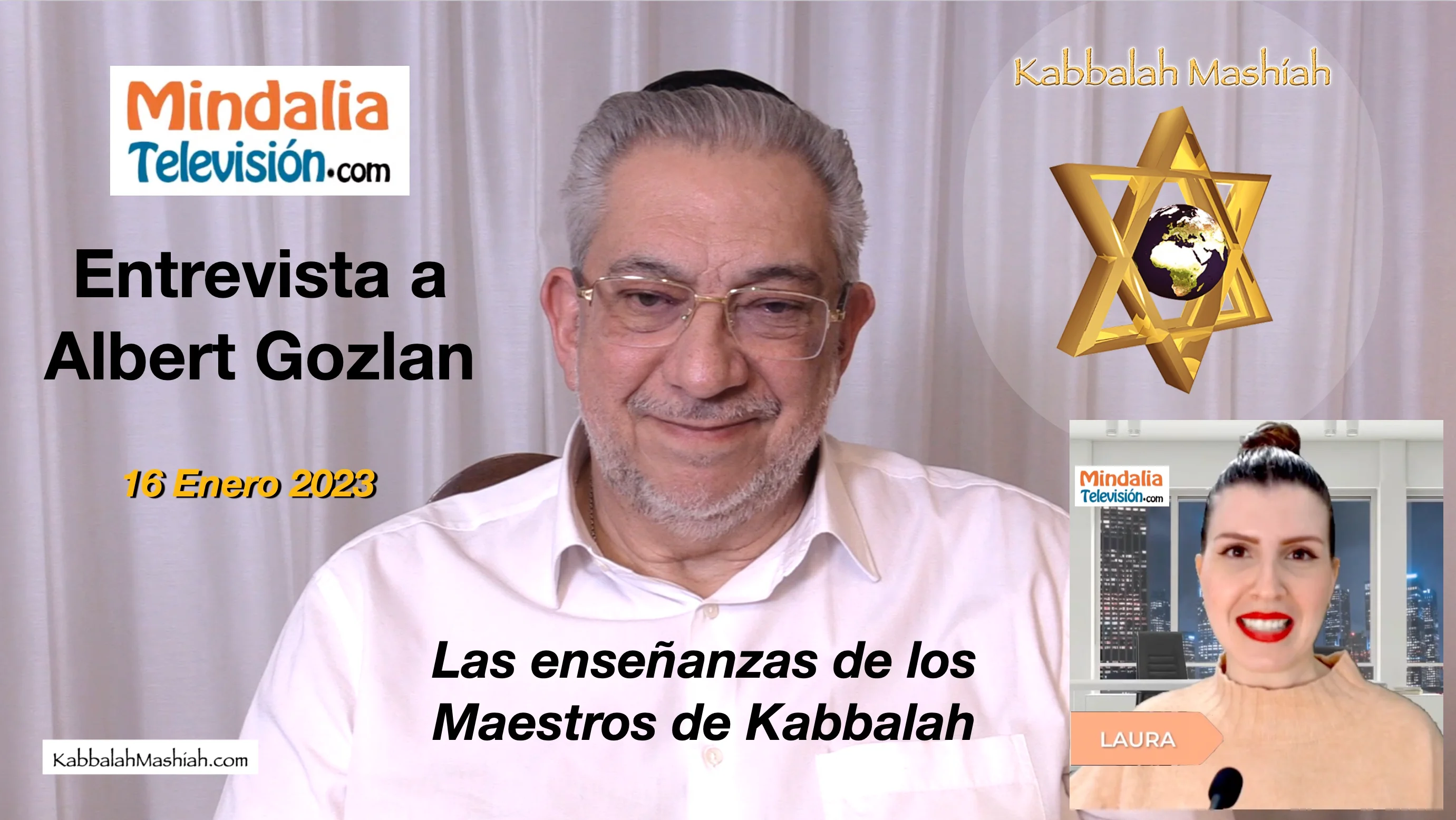 Entrevista a Albert Gozlan en Mindalia Televisión: Maestros de Kabbalah