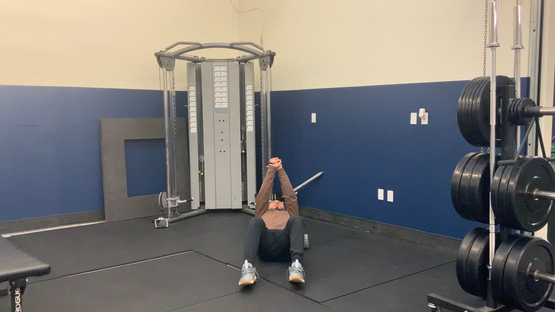 Cable assisted T-spine extension w/ foam roller on Vimeo