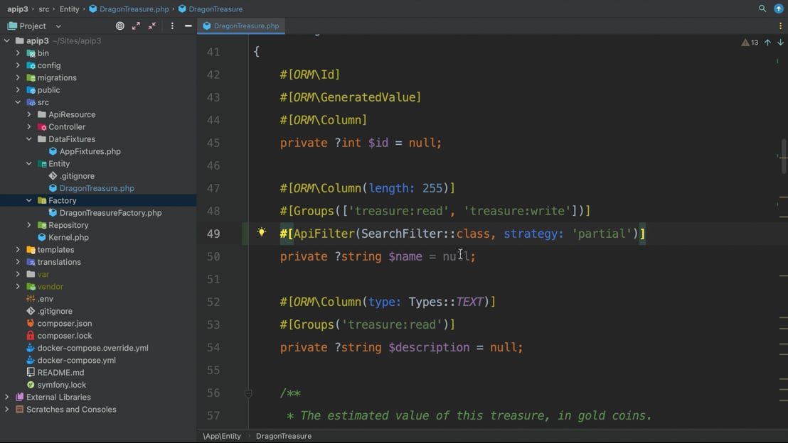 Filters Searching Results Api Platform 3 Part 1 Mythically Good Restful Apis Symfonycasts 
