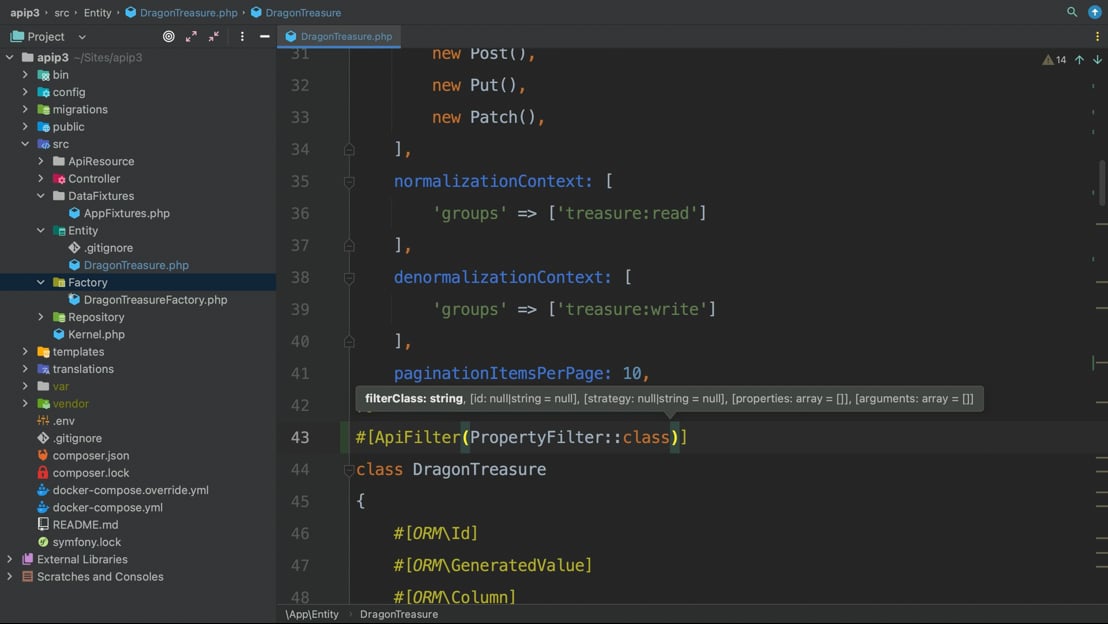 PropertyFilter: Sparse Fieldsets > API Platform 3 Part 1: Mythically ...