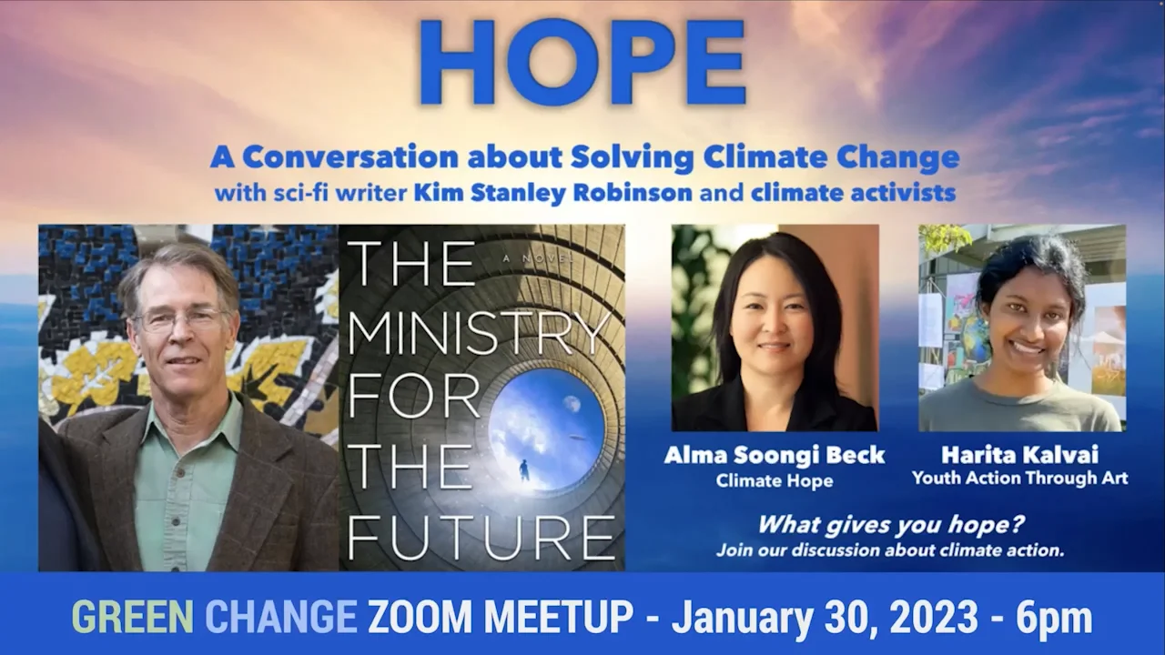 Kim Stanley Robinson on Solving Climate Change - Hope Meetup on Vimeo