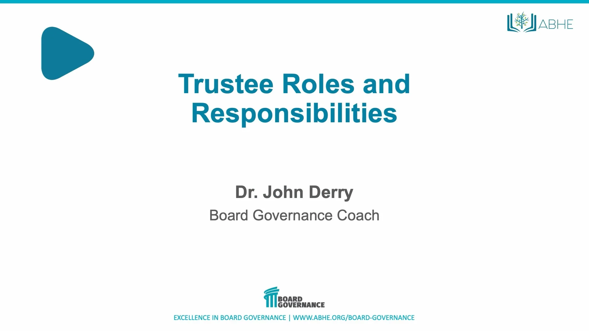 Trustee Roles and Responsibilities on Vimeo