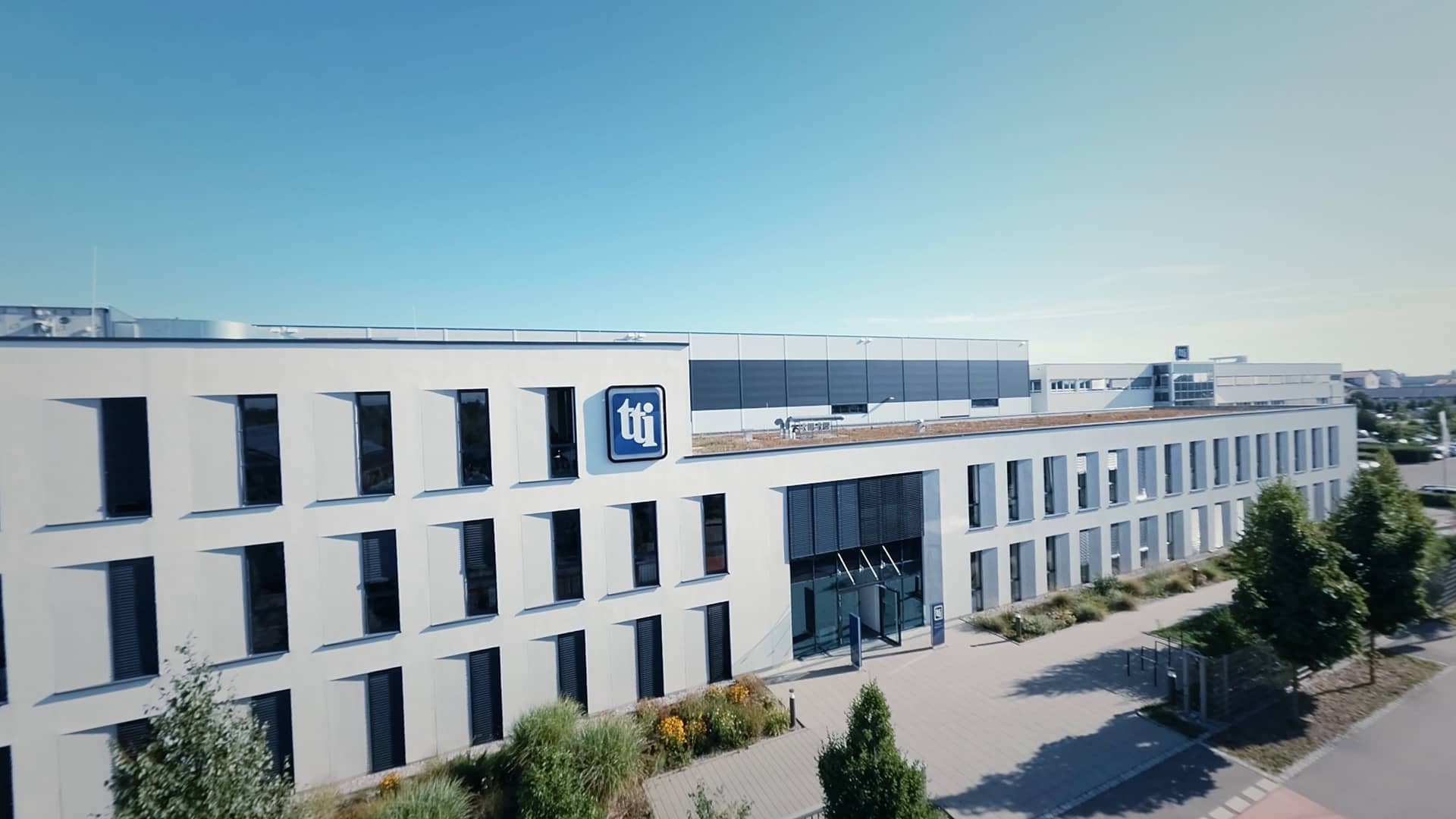TTI, Inc.- Europe Warehouse Drone view on Vimeo