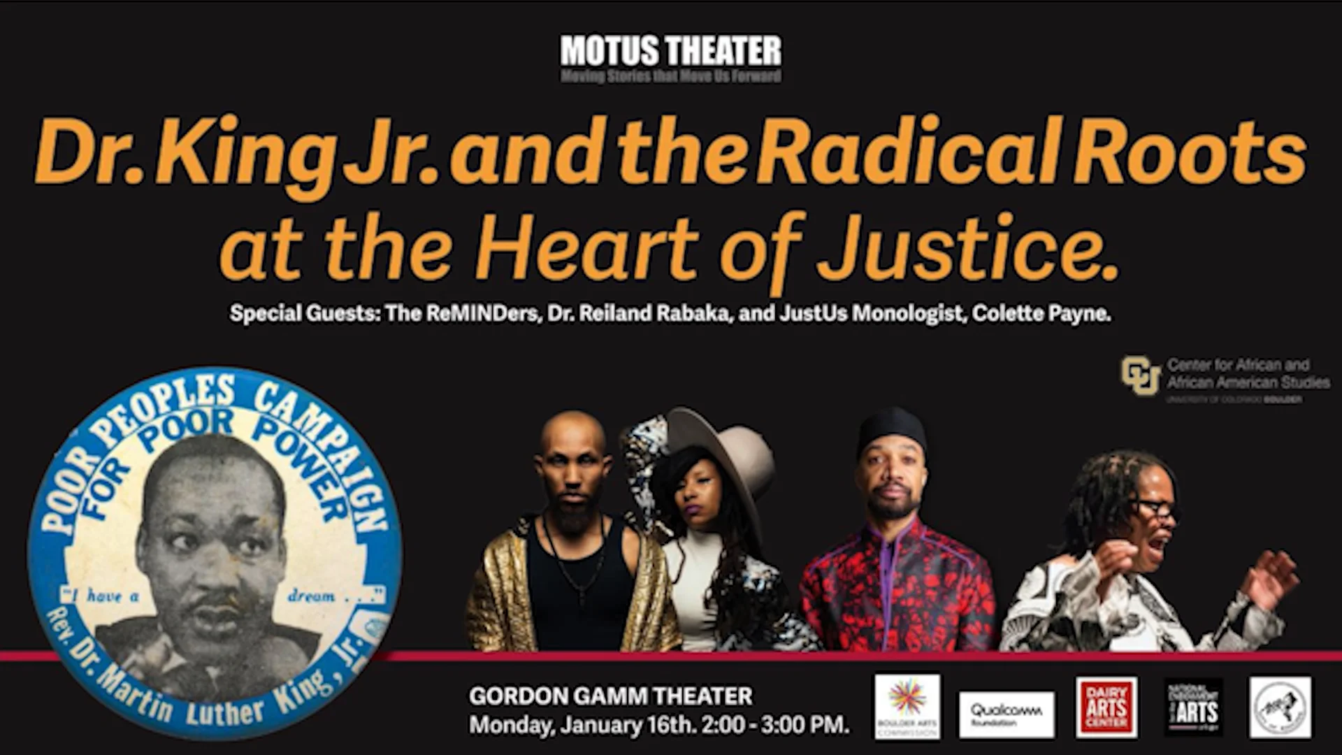 Motus Theater: DR. KING JR. AND THE RADICAL ROOTS AT THE HEART OF ...