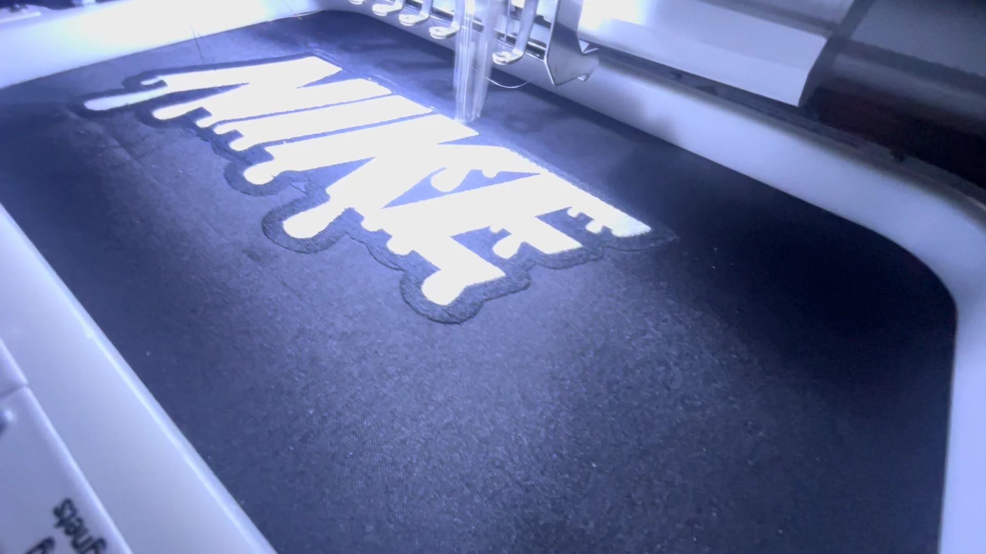 Embroidering Nike Custom Logo on Vimeo