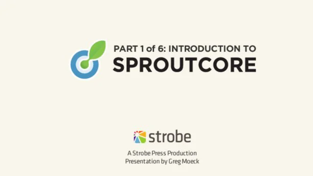 Sproutcore Training: Part 1 - Introduction to SproutCore