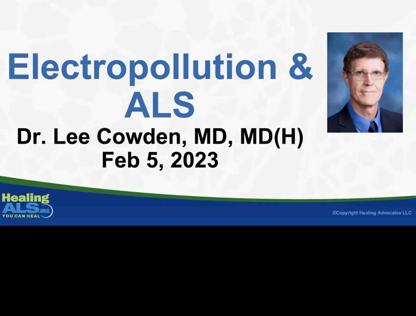 2.5.23 Dr. Lee Cowden Electropollution & ALS on Vimeo