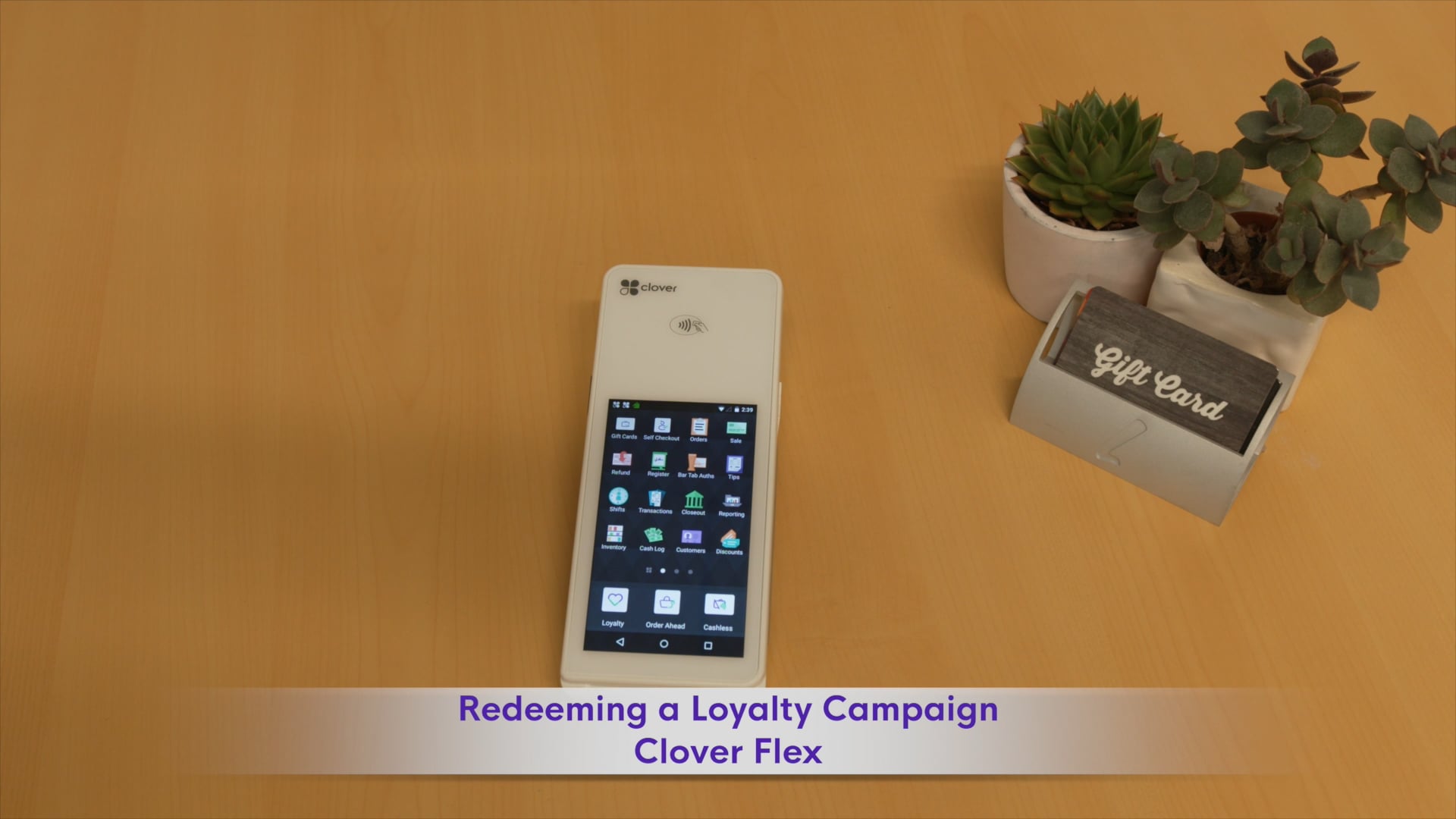 Redeeming a Loyalty Campaign on Clover Flex on Vimeo