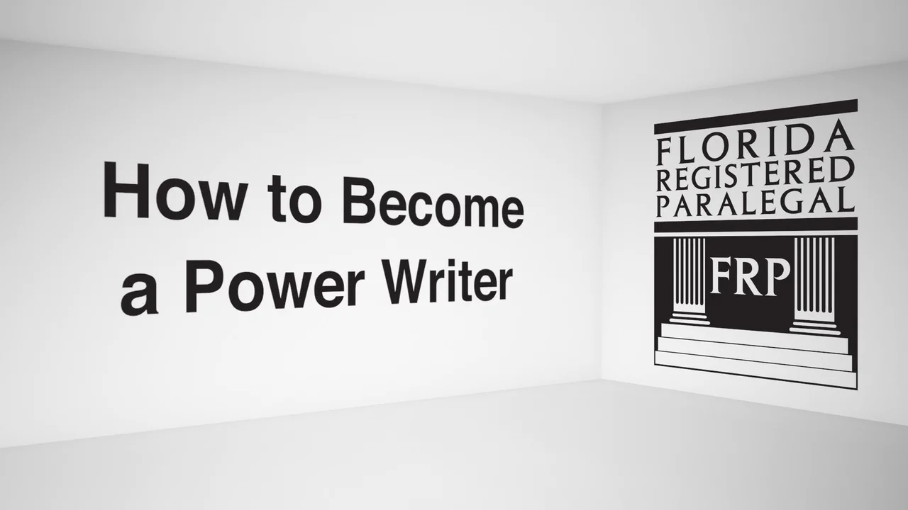 How to Become a Power Writer