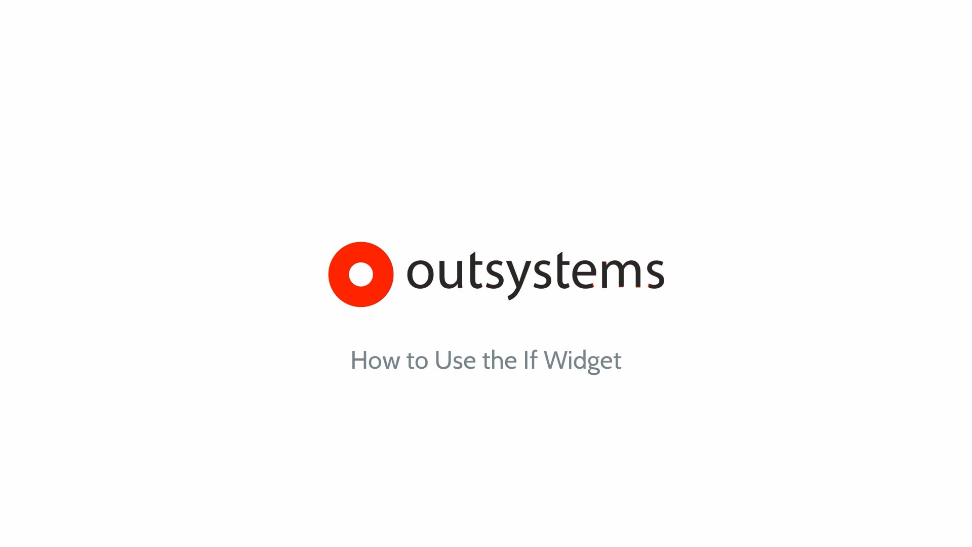 Demo: How to Use a If Widget [en-US / ODC] on Vimeo