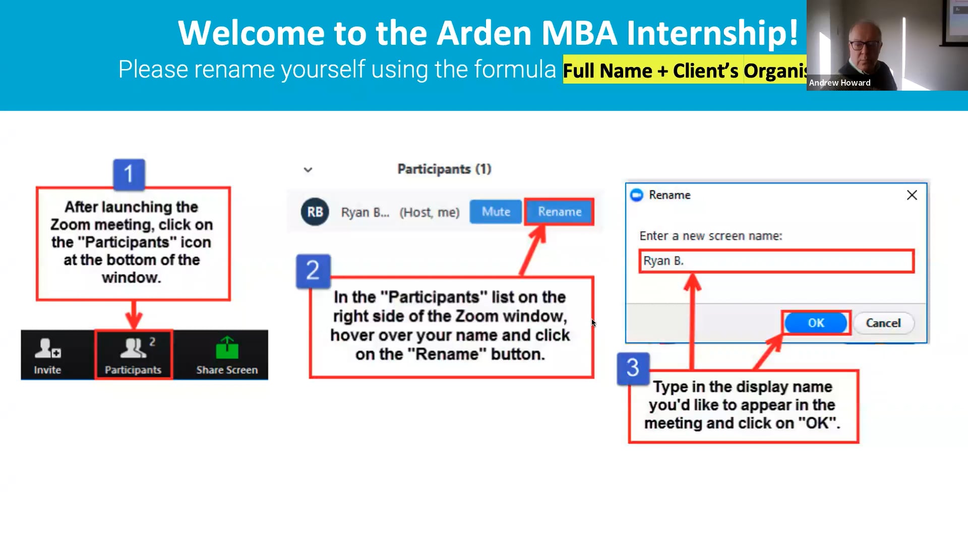 Arden University MBA Internship- Orientation (Feb 2023) on Vimeo
