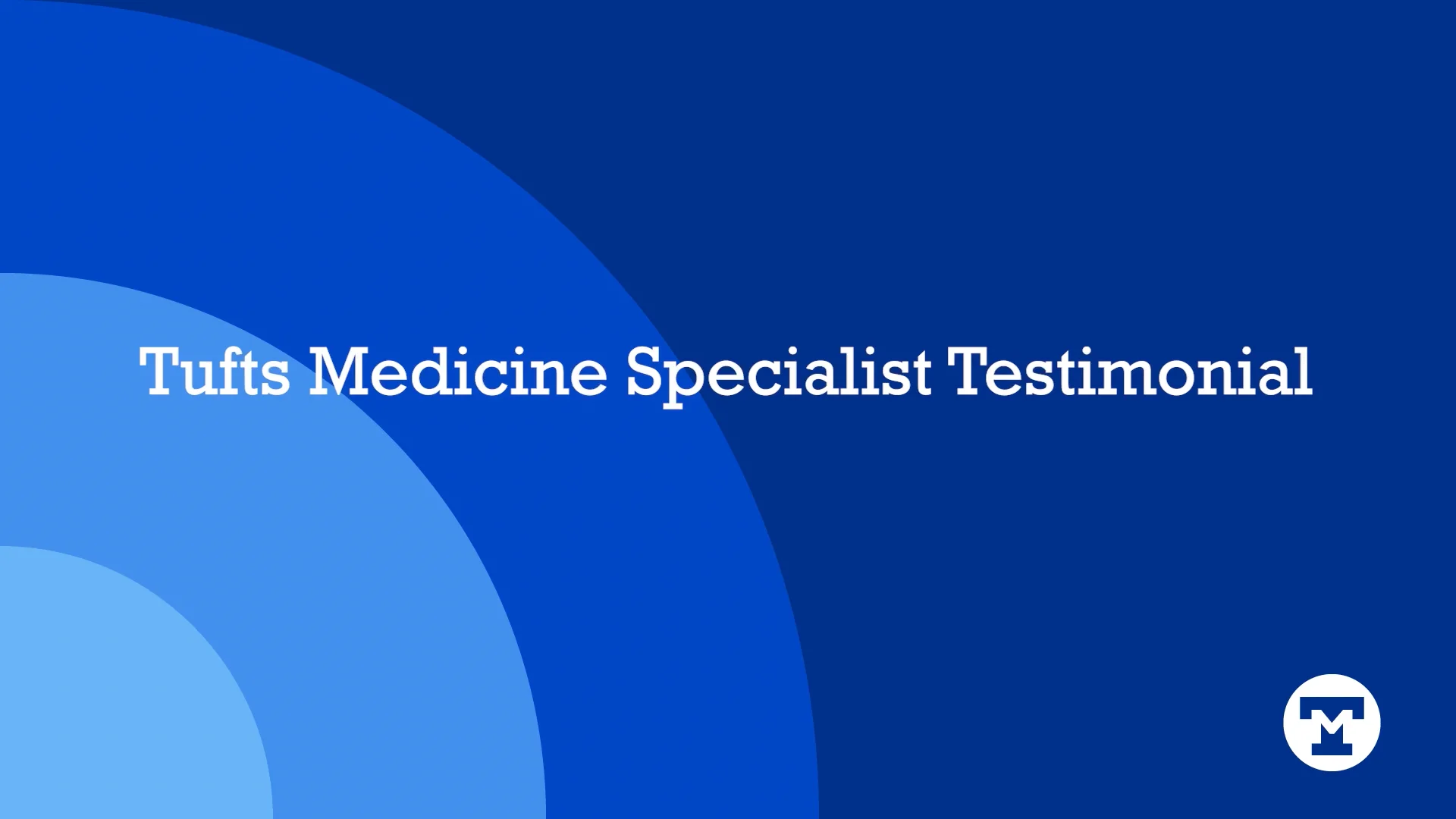 Synchronous Health: Specialist Testimonial | Tufts Medicine on Vimeo