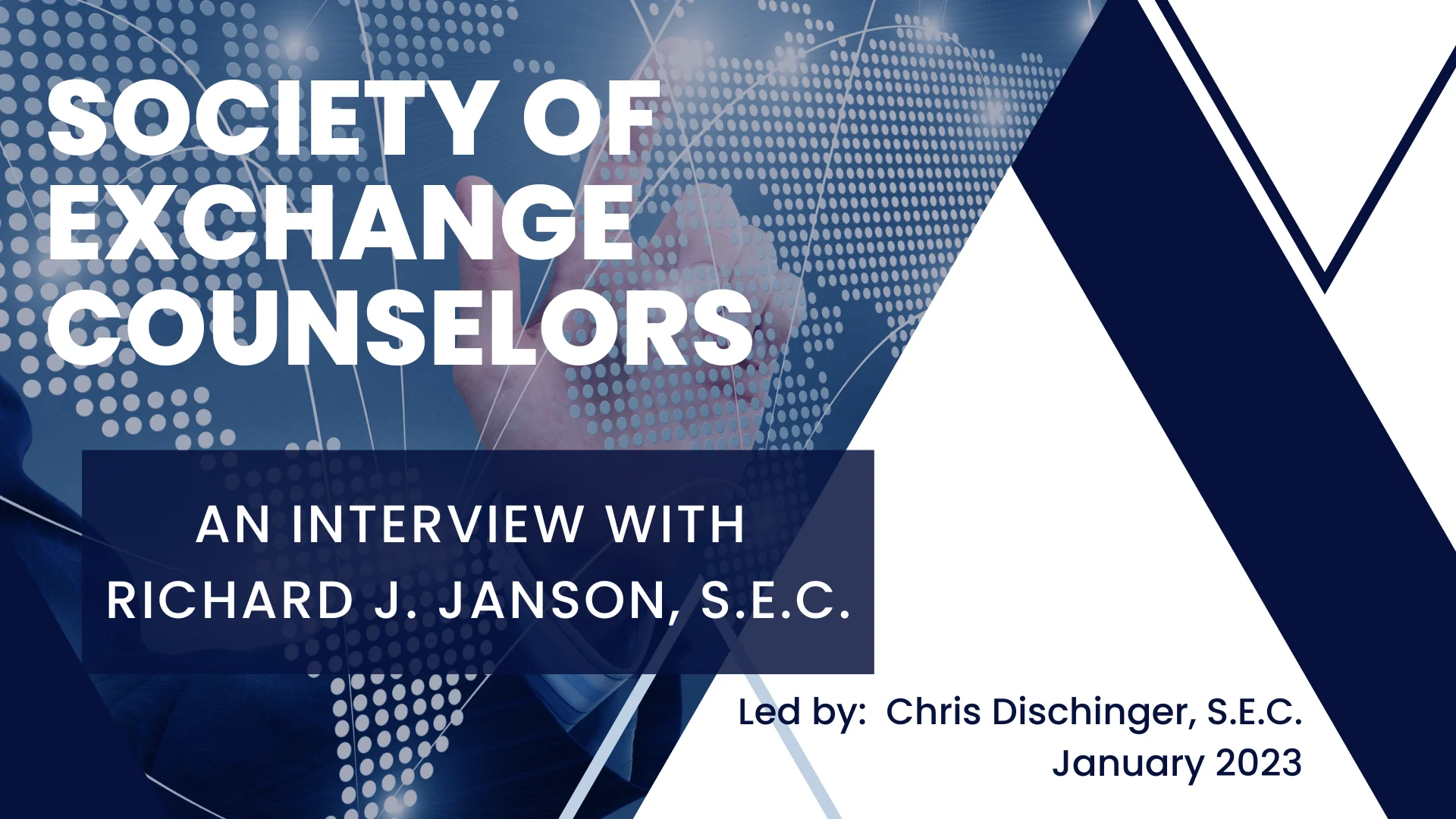 Interview with Richard J. Janson, S.E.C. on Vimeo