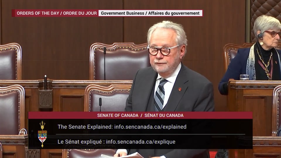 Second Reading Bill C-18 Online News Act on Vimeo