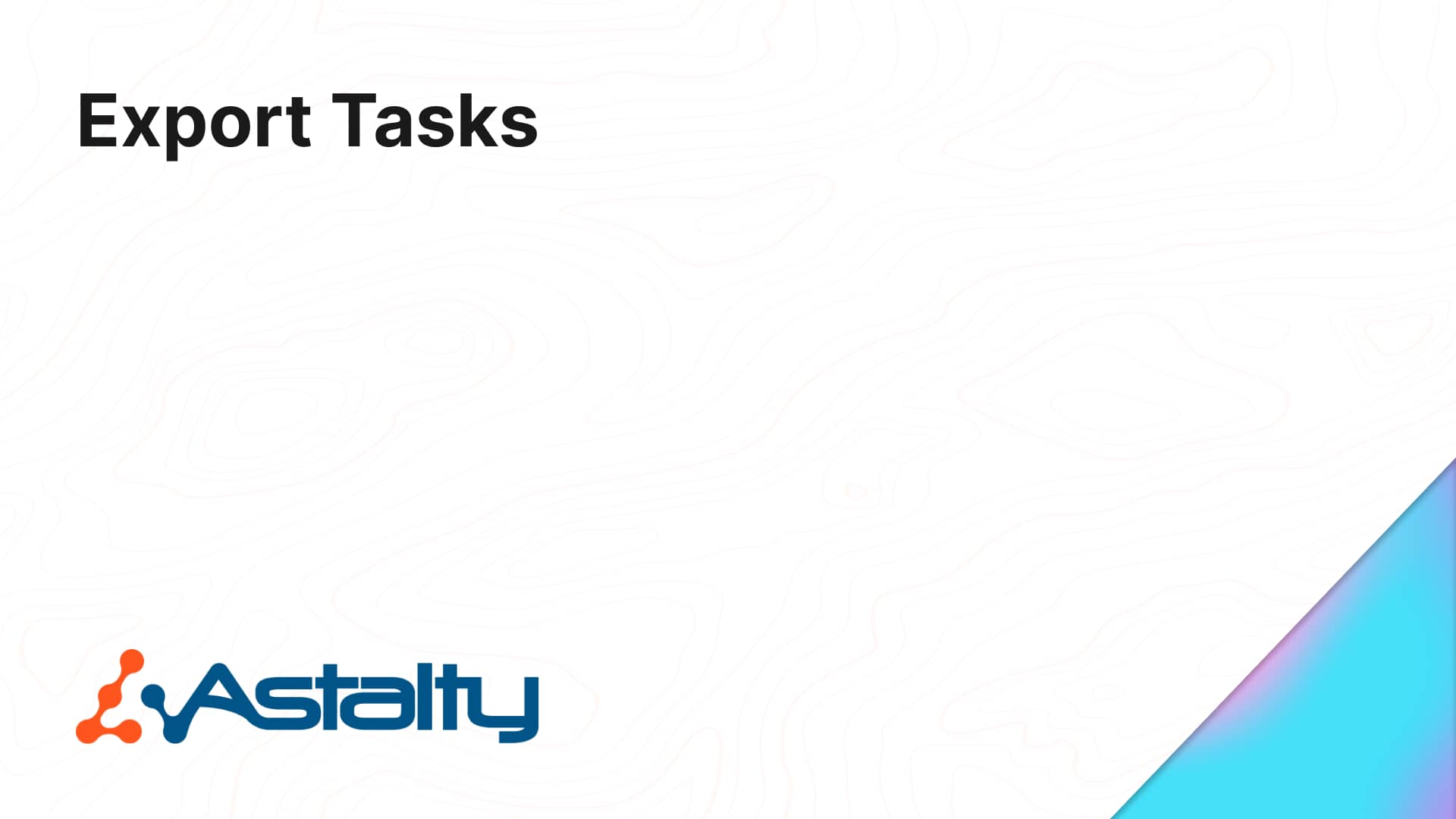 How To: Export Tasks on Vimeo