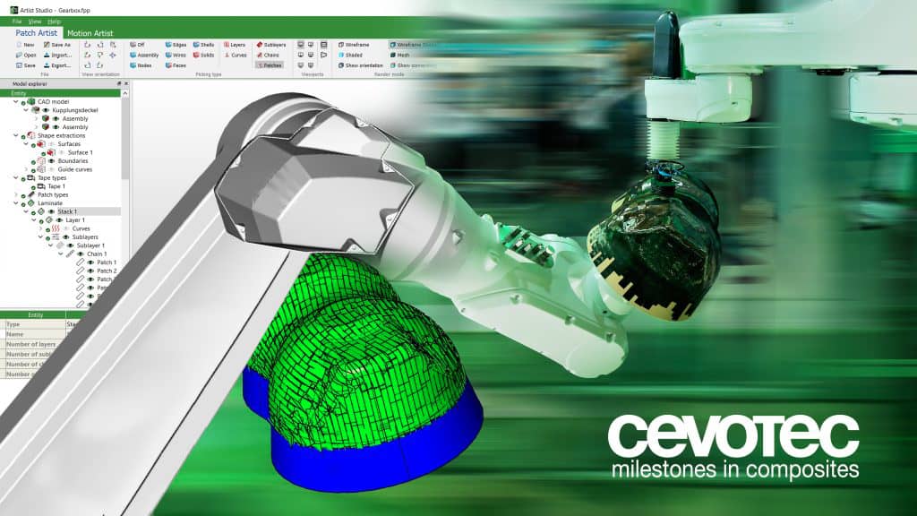 SAMBA & ARTIST STUDIO Fiber Patch Placement by Cevotec (short version) on Vimeo