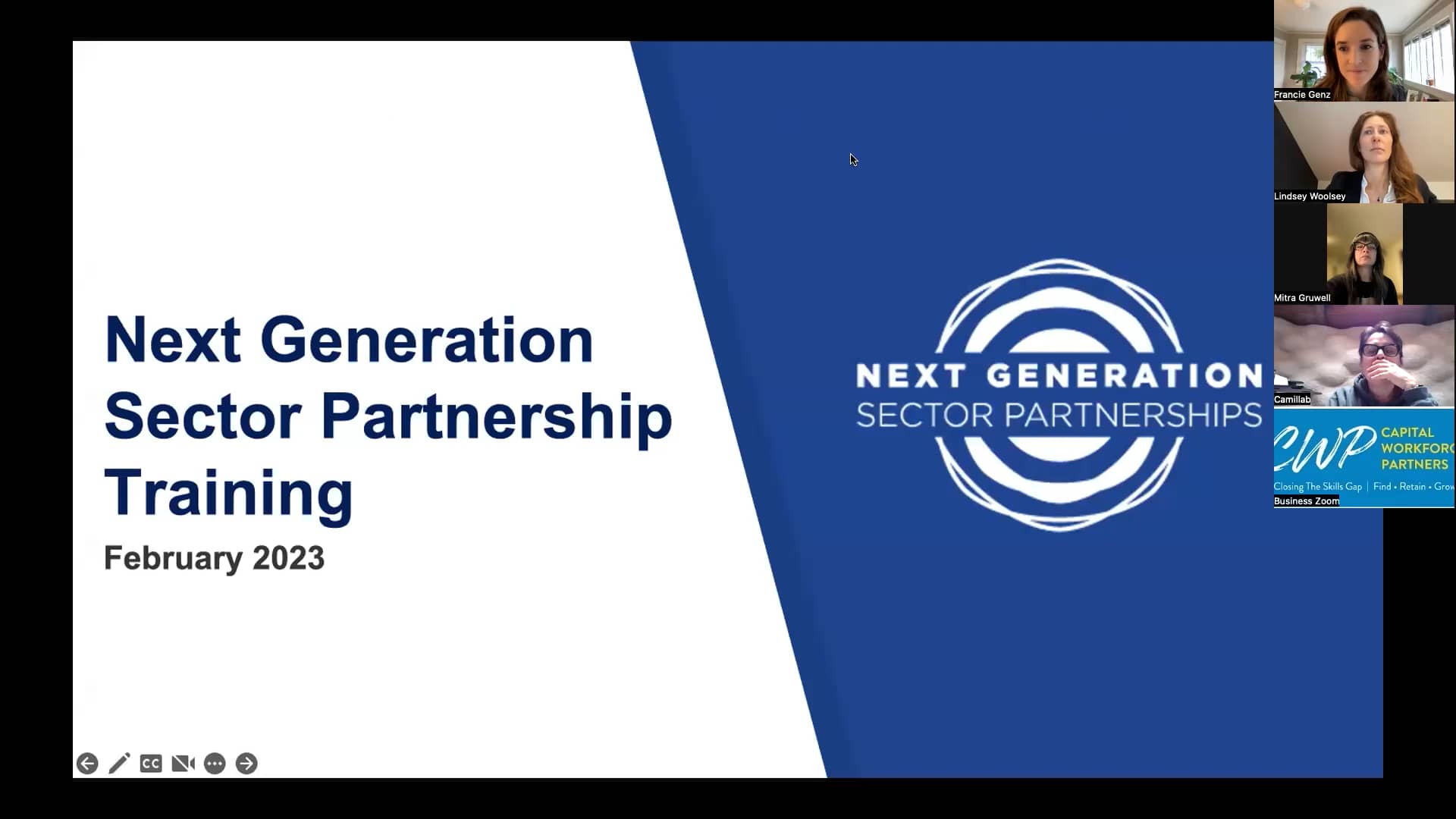 Next Gen 101 Day 1 - Feb 2023 on Vimeo