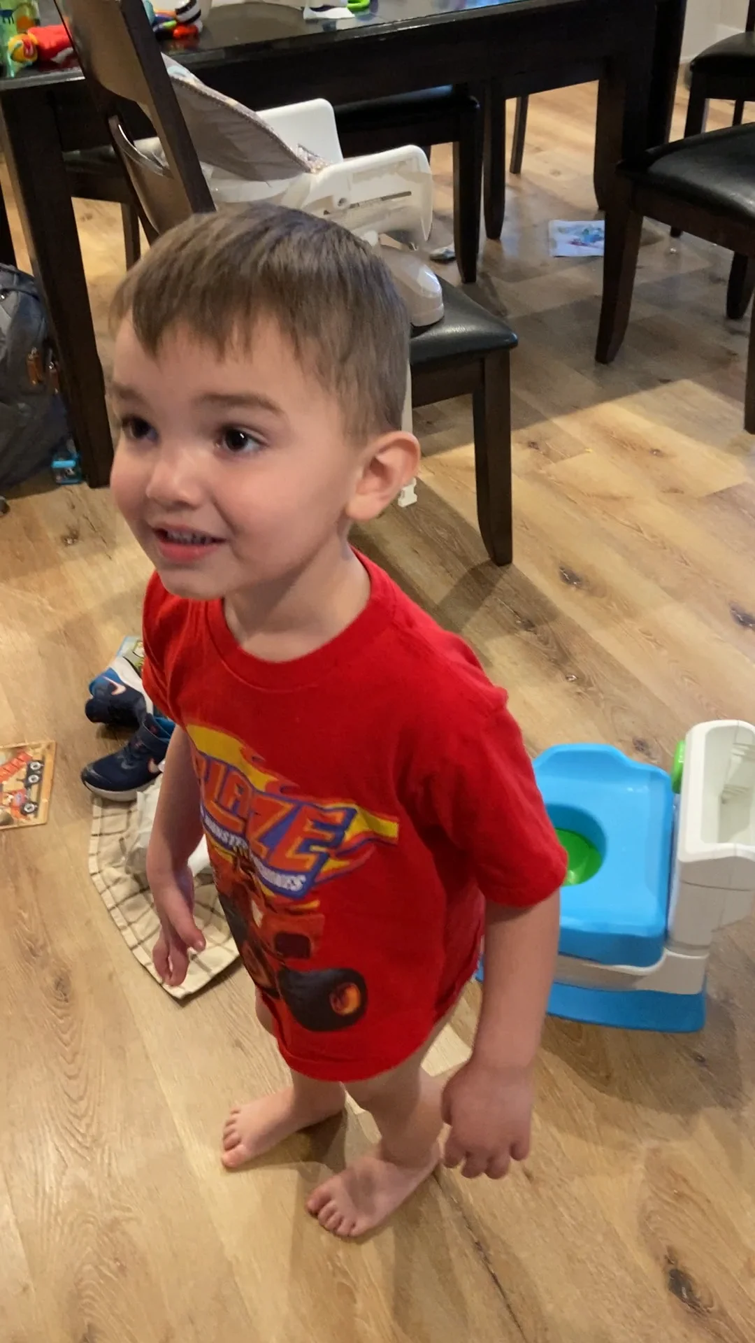 3/21/2022 blake potty on toilet