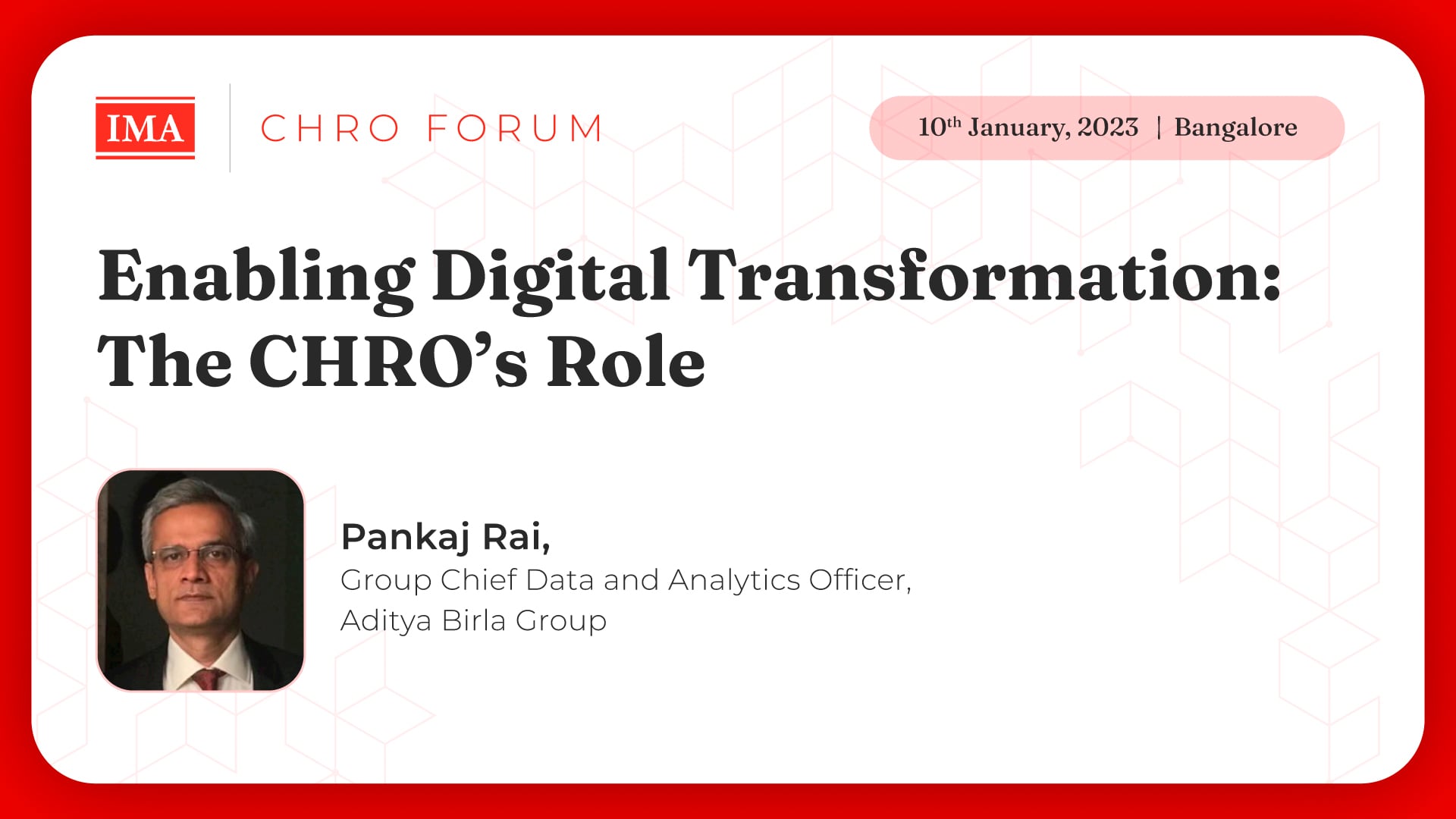 10th Jan, 2023 - CHRO Forum - Enabling Digital Transformation: The CHRO ...