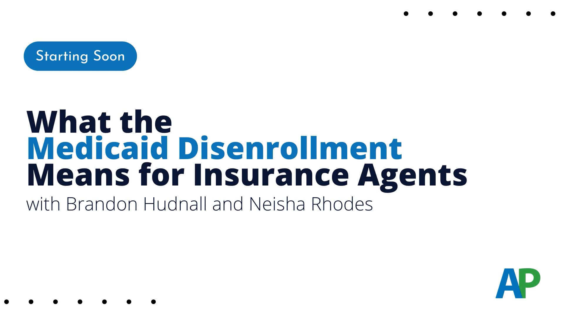 What the Medicaid Disenrollment Means for Insurance Agents on Vimeo