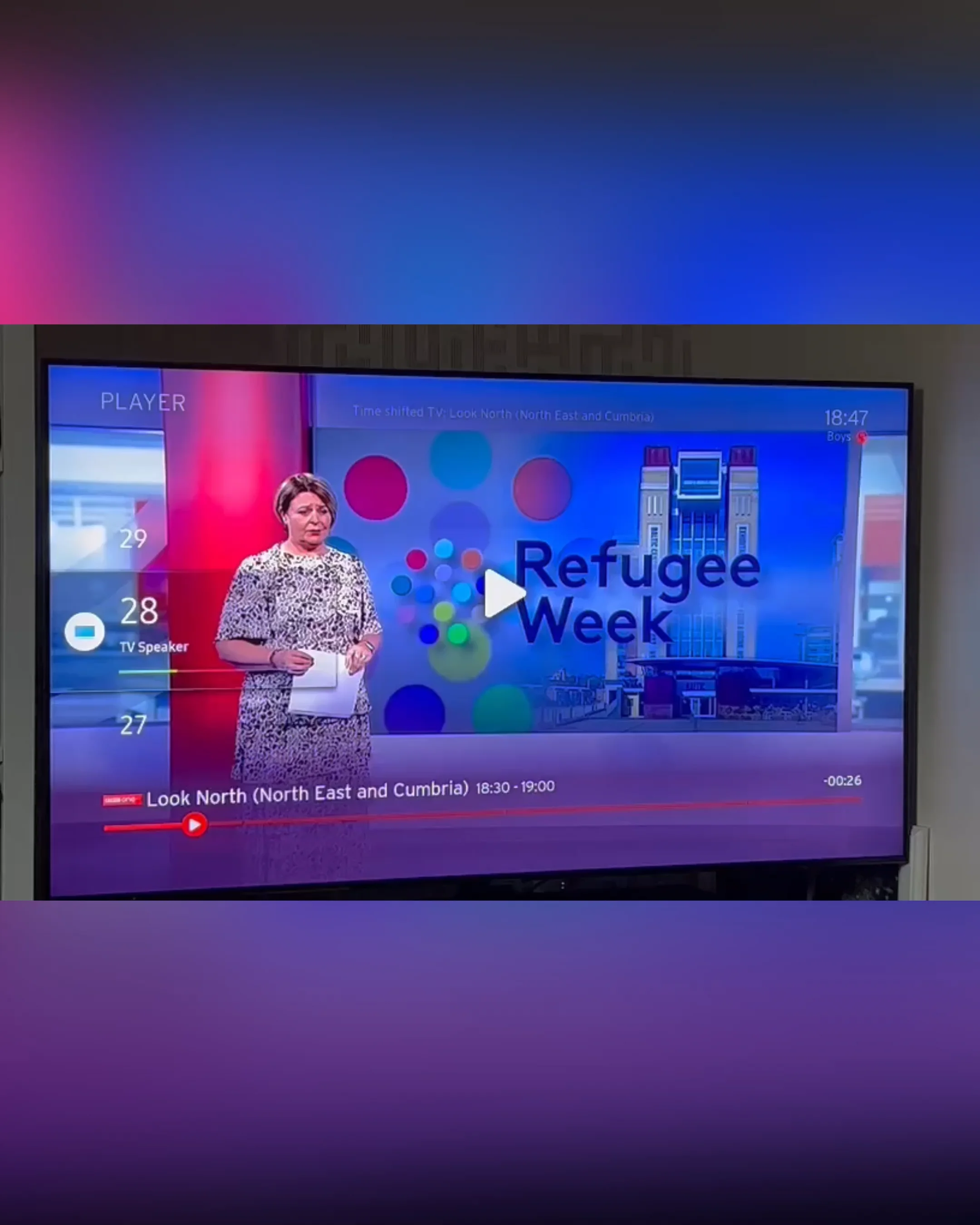 Interview with BBC talking about mutual installation project on refugee ...