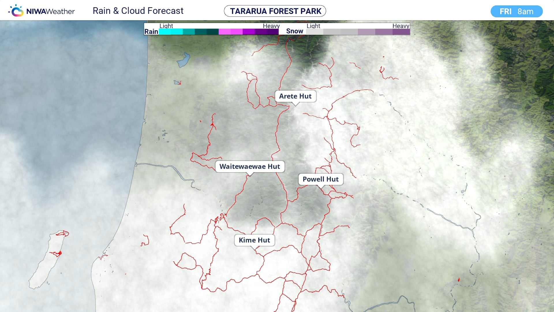 Tararua Forest Park Weather Outlook on Vimeo