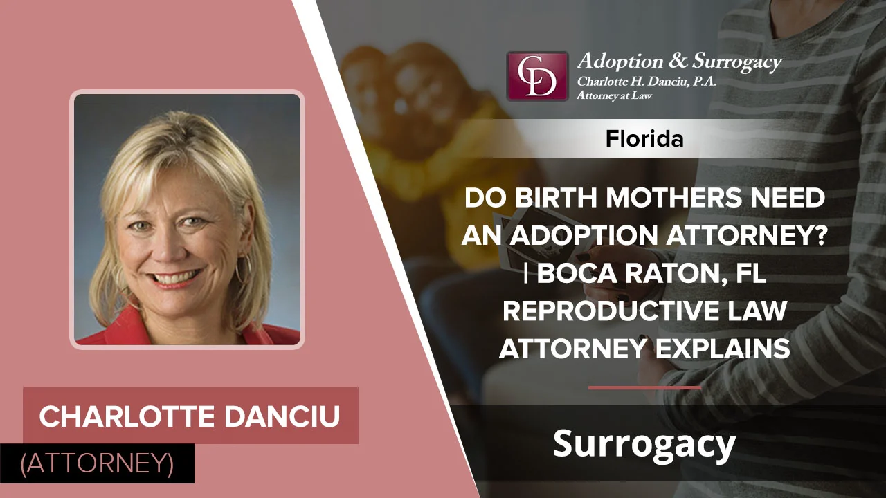 Do Birth Mothers Need An Adoption Attorney? | Boca Raton, FL ...