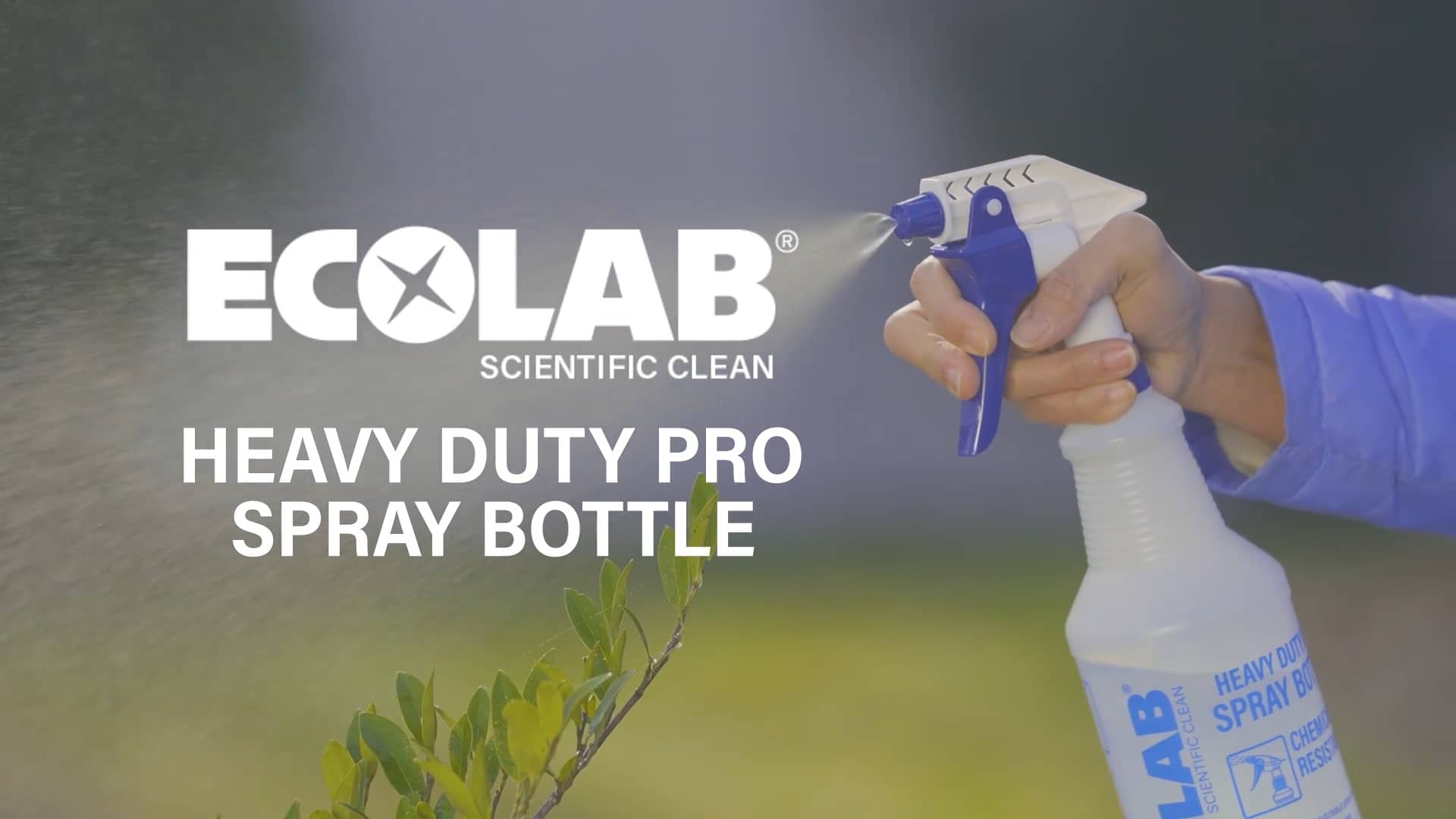 Ecolab Heavy Duty Pro Spray Bottle on Vimeo