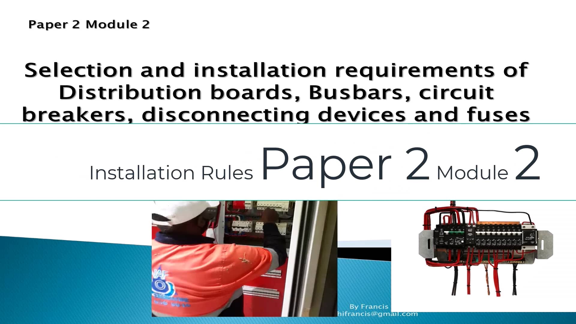 2023-02-11 Installation rules paper 2 Module 2 on Vimeo
