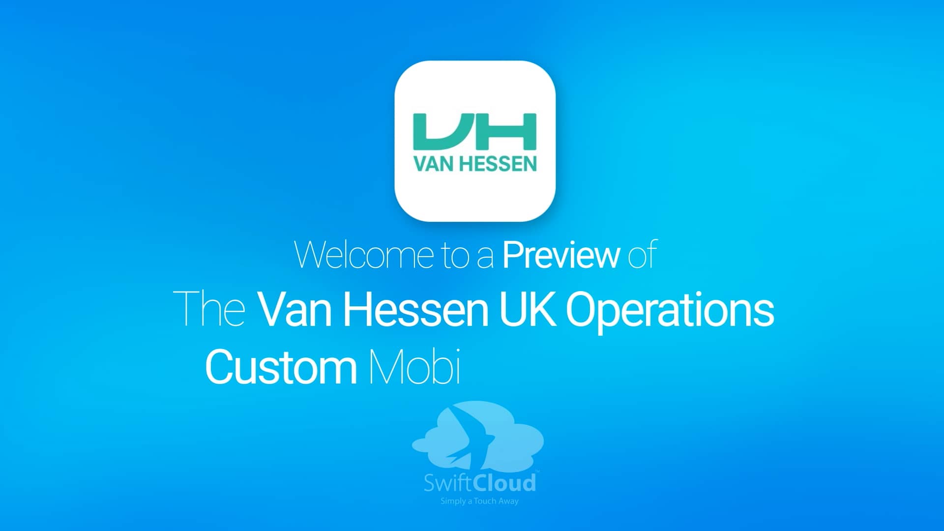 Van Hessen Uk Operations - Mobile App Preview - VAN980W on Vimeo