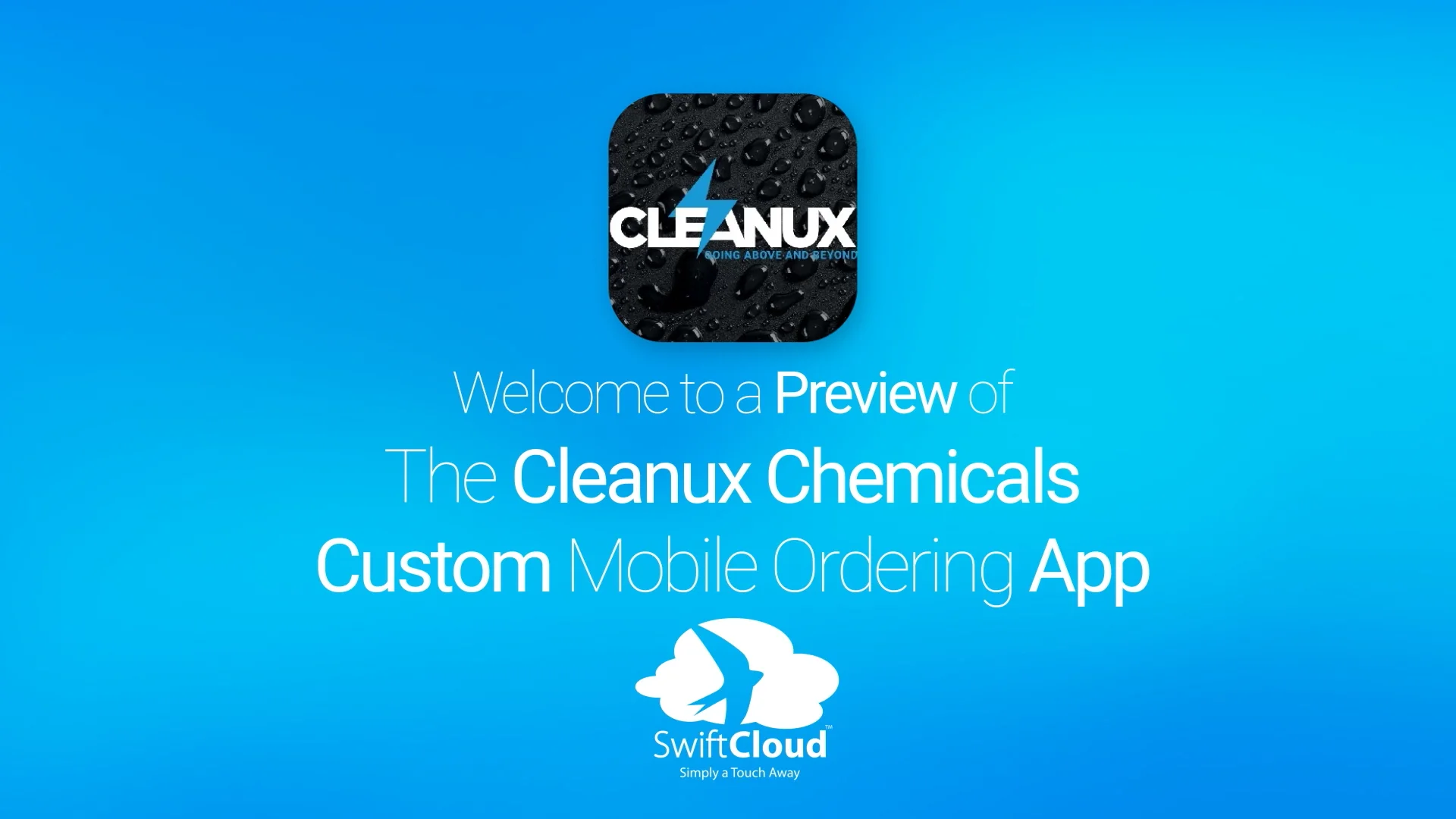 Cleanux Chemicals - Mobile App Preview - CLE835W on Vimeo