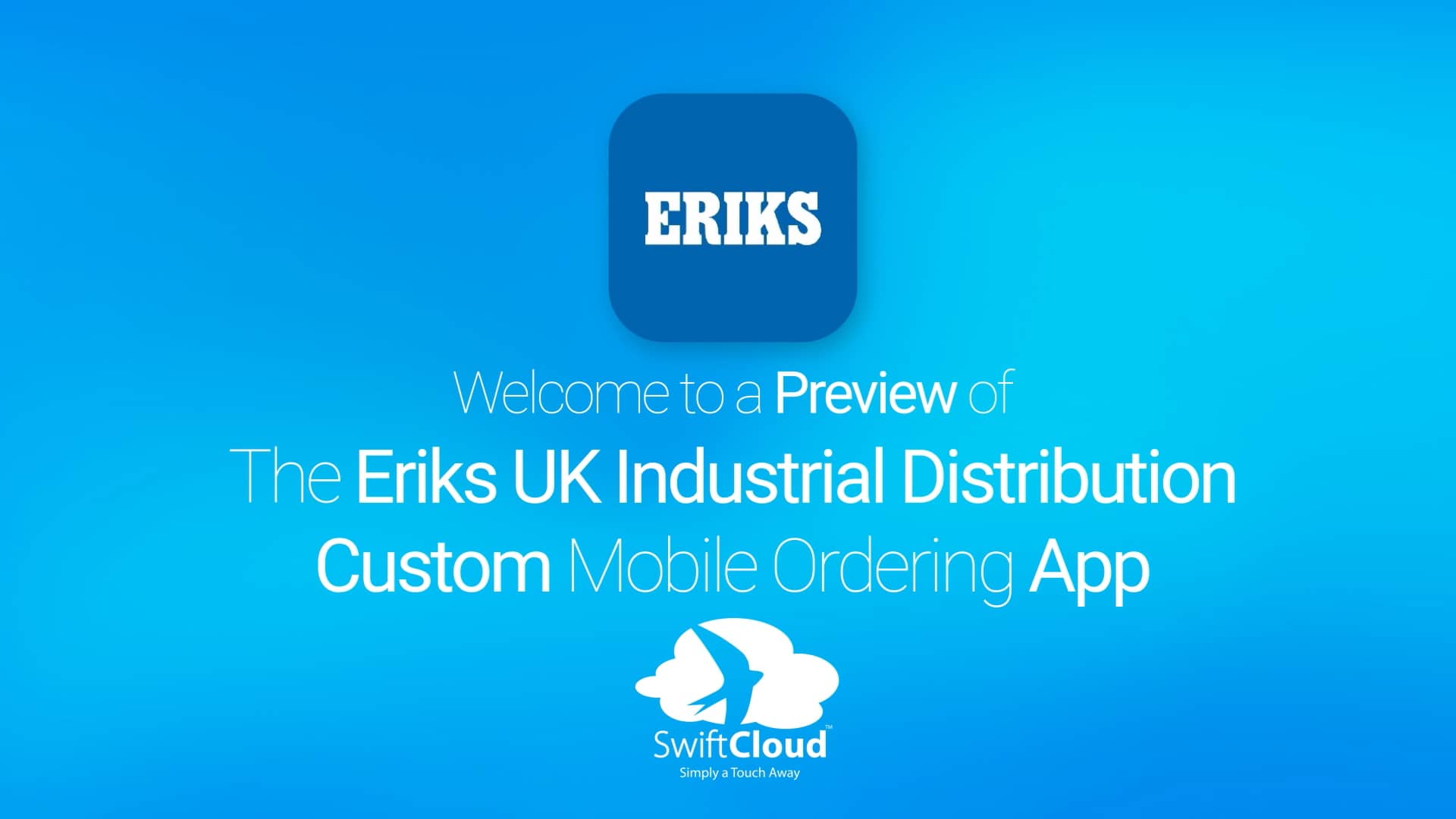 Eriks Uk Industrial Distribution - Mobile App Preview - ERI117W on Vimeo