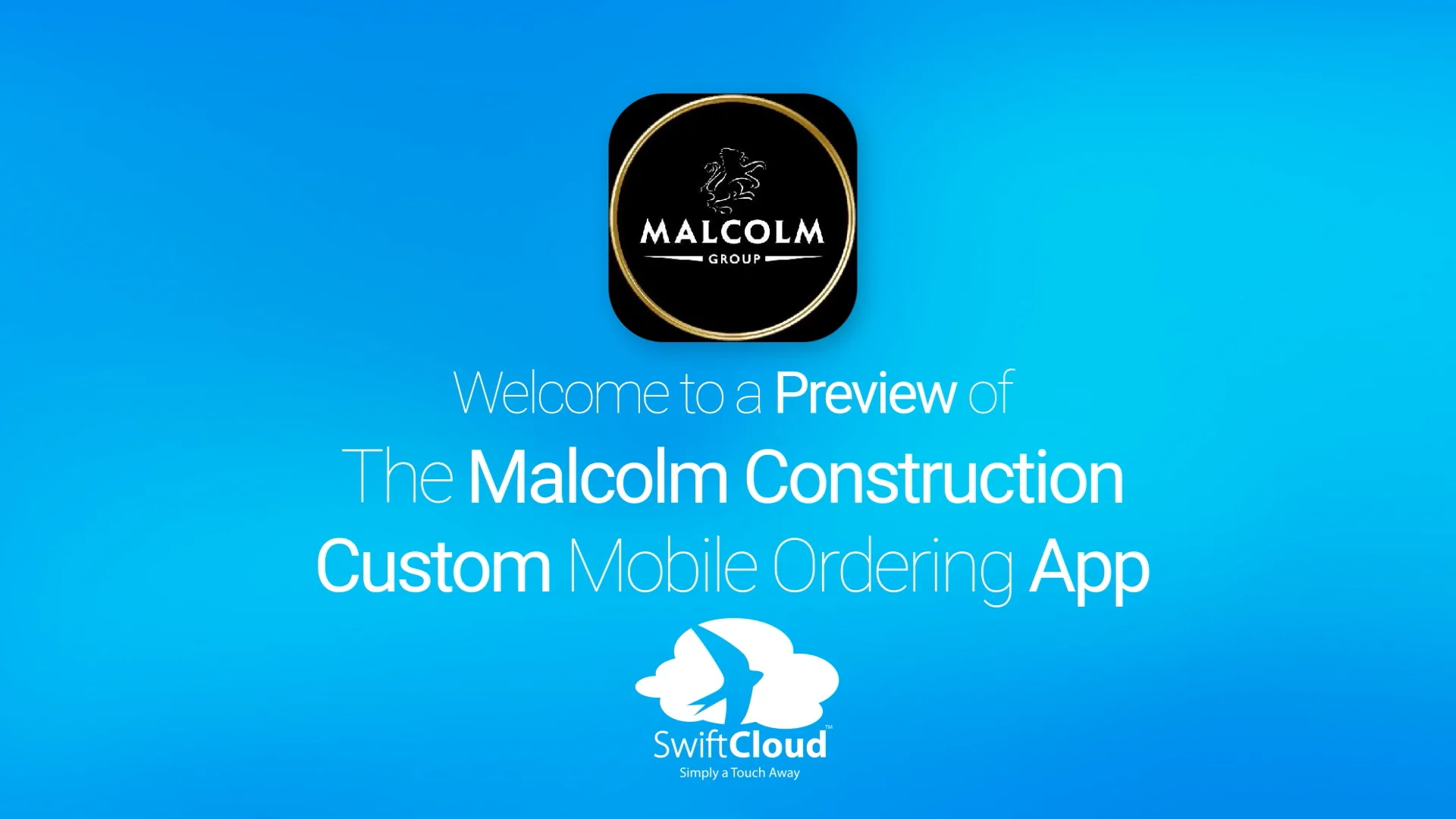Malcolm Construction - Mobile App Preview - MAL428W on Vimeo