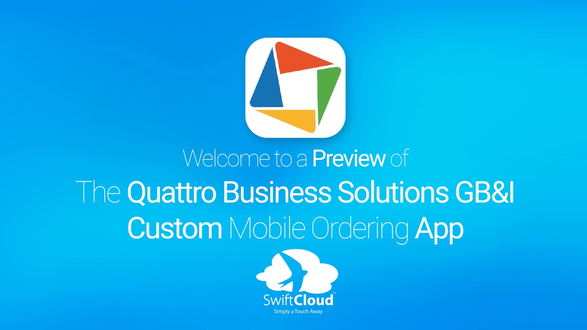 Quattro Business Solutions GB and I - Mobile App Preview - QUA911W on Vimeo