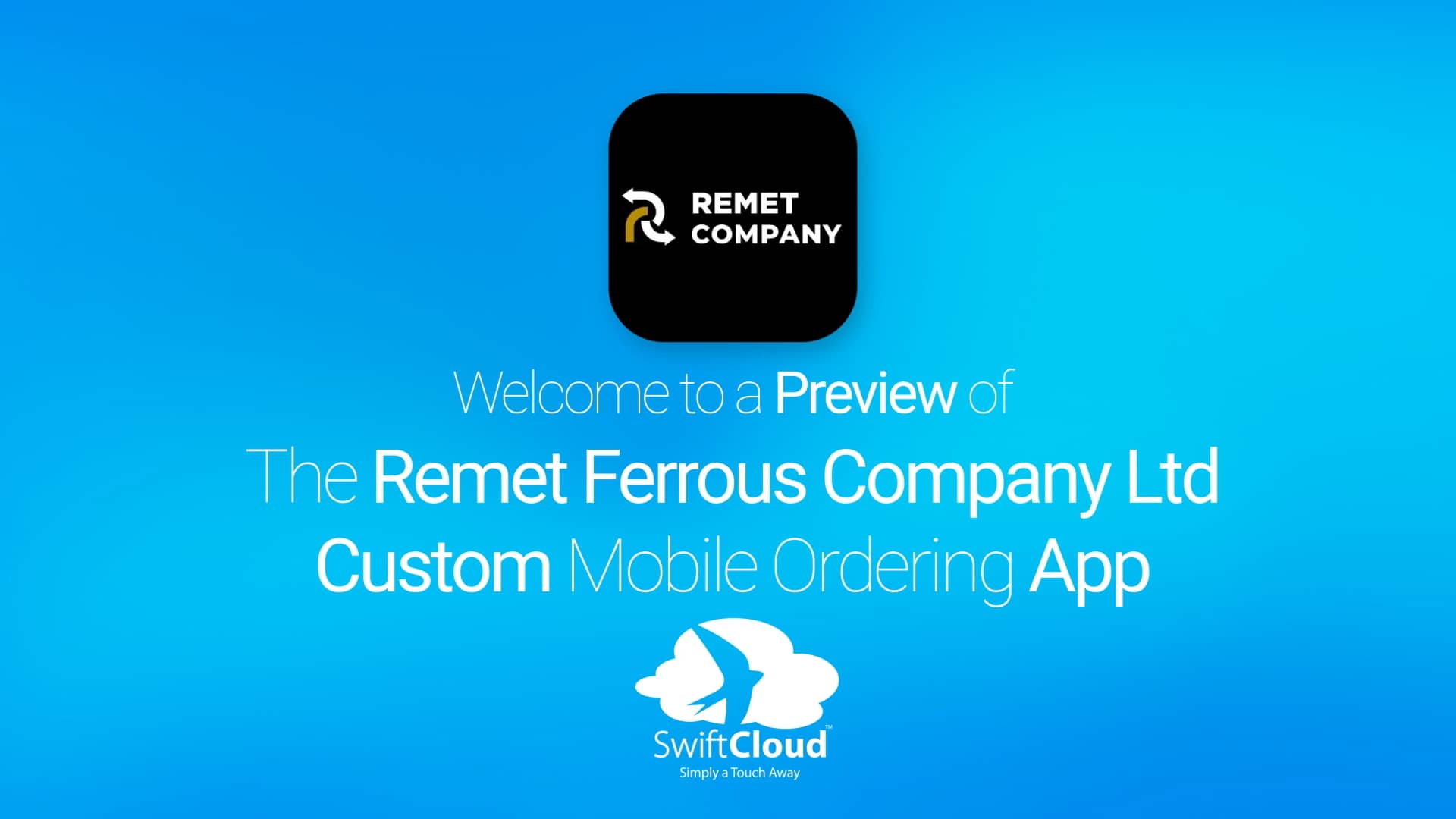 Remet Ferrous Company Ltd - Mobile App Preview - REM584W on Vimeo