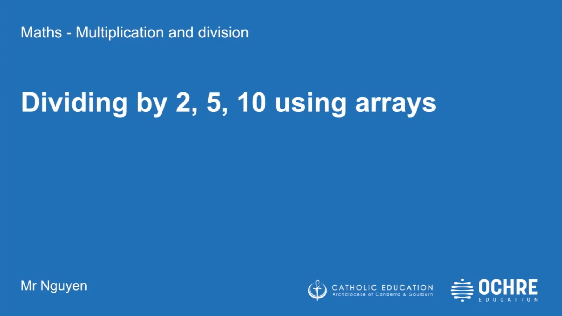 MAT3_y3t1w8L1 - Dividing by 2, 5, 10 using arrays.mp4