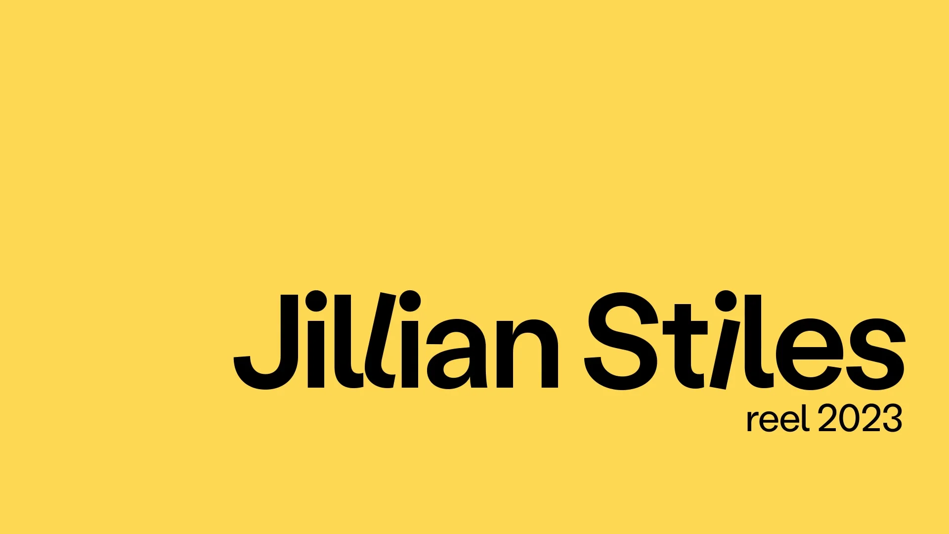 Jillian Stiles Reel 2023