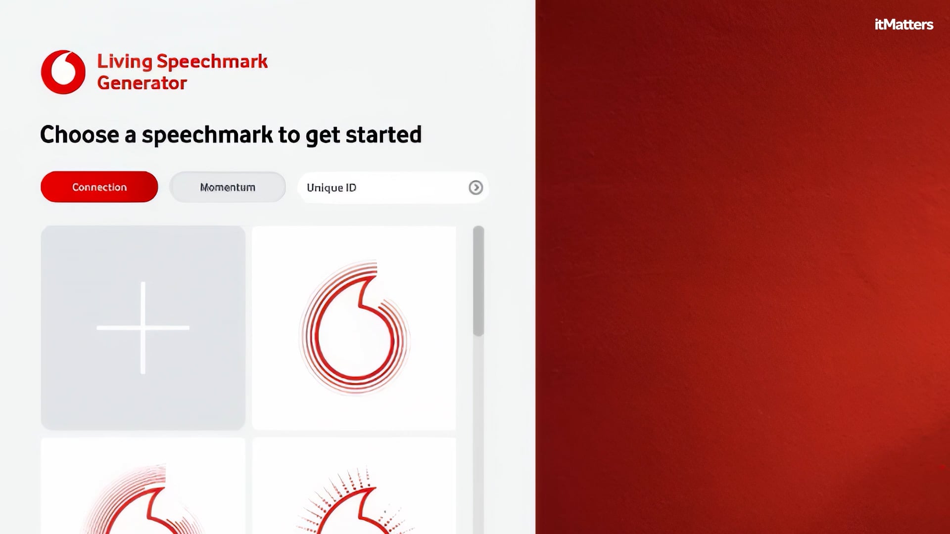 Vodafone Living Speechmark Generator - Case Study on Vimeo