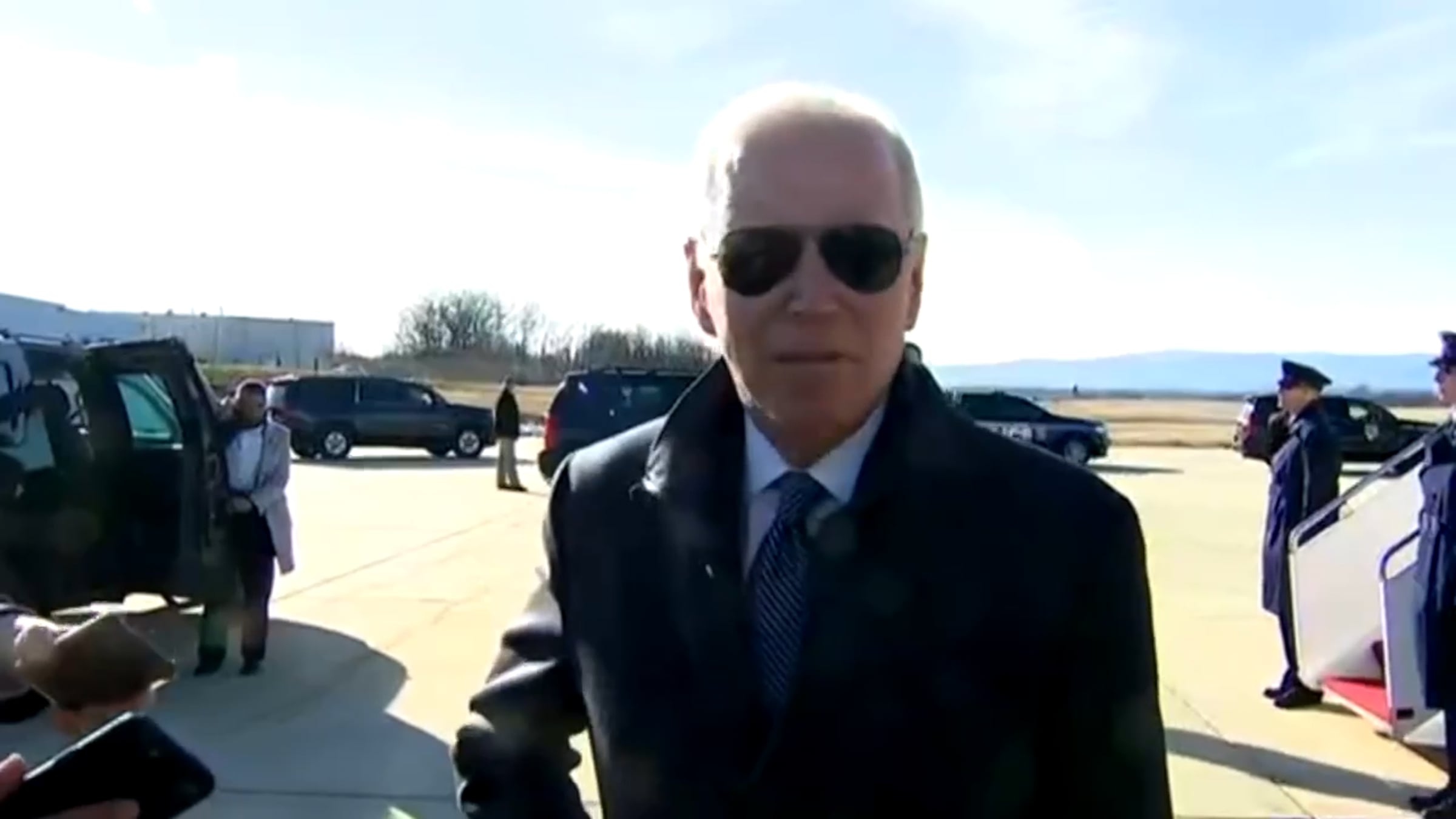 Press Gaggle: Joe Biden Speaks to Reporters After Marine One Arrival ...