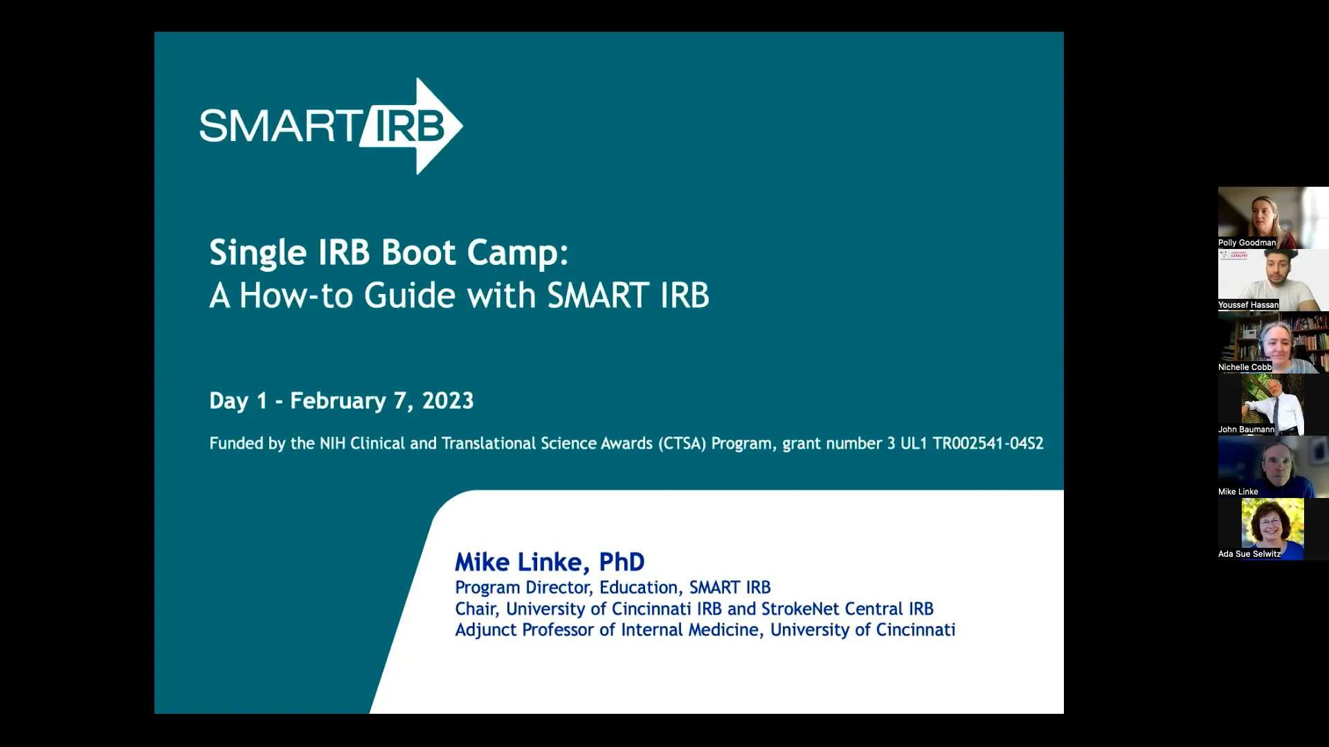 Single IRB Boot Camp 2023: A How-to Guide with SMART IRB - Day 1
