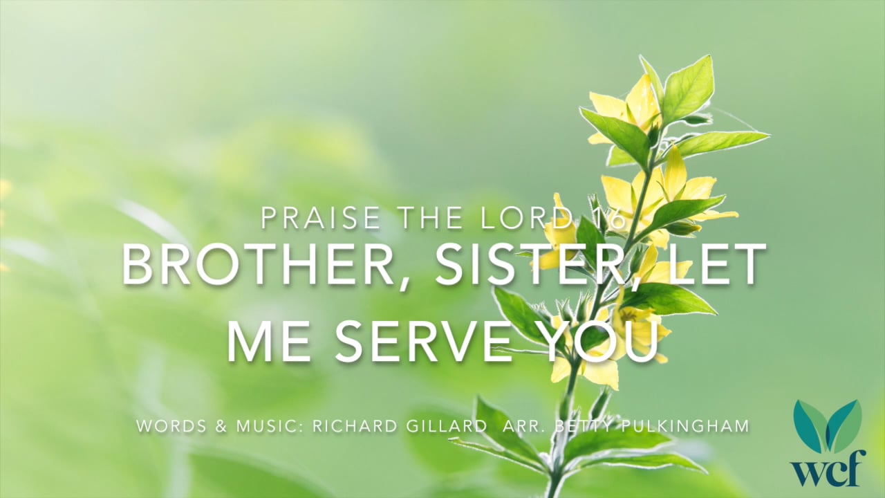 PTL 16 - Brother, sister, let me serve you on Vimeo