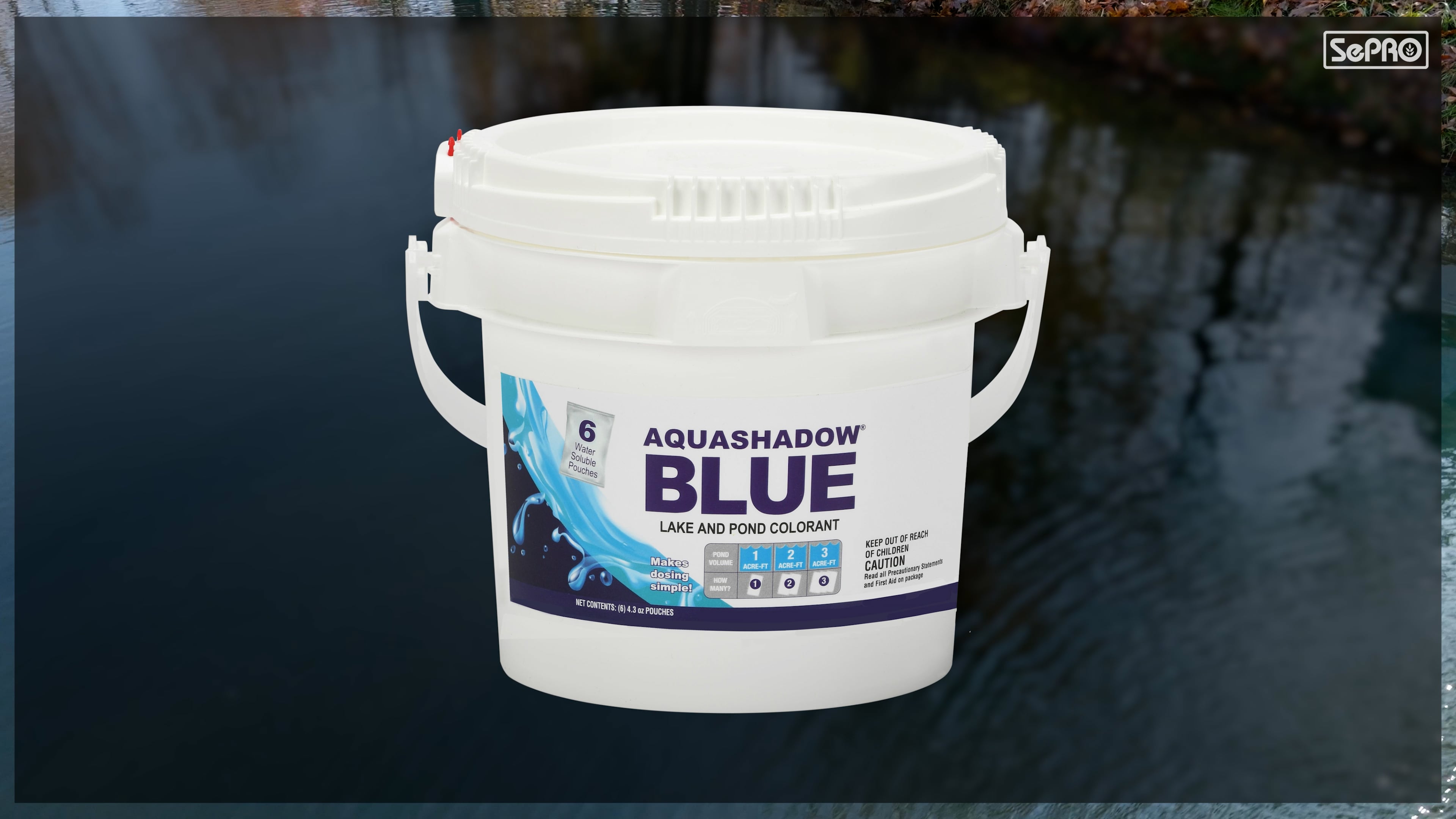 Aquashadow Blue WSP Pond Dye DIY Application Techniques on Vimeo