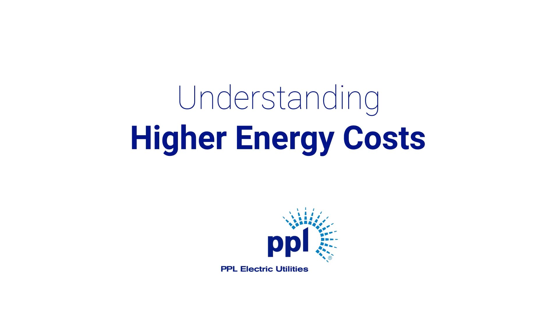 Understanding Higher Energy Costs on Vimeo