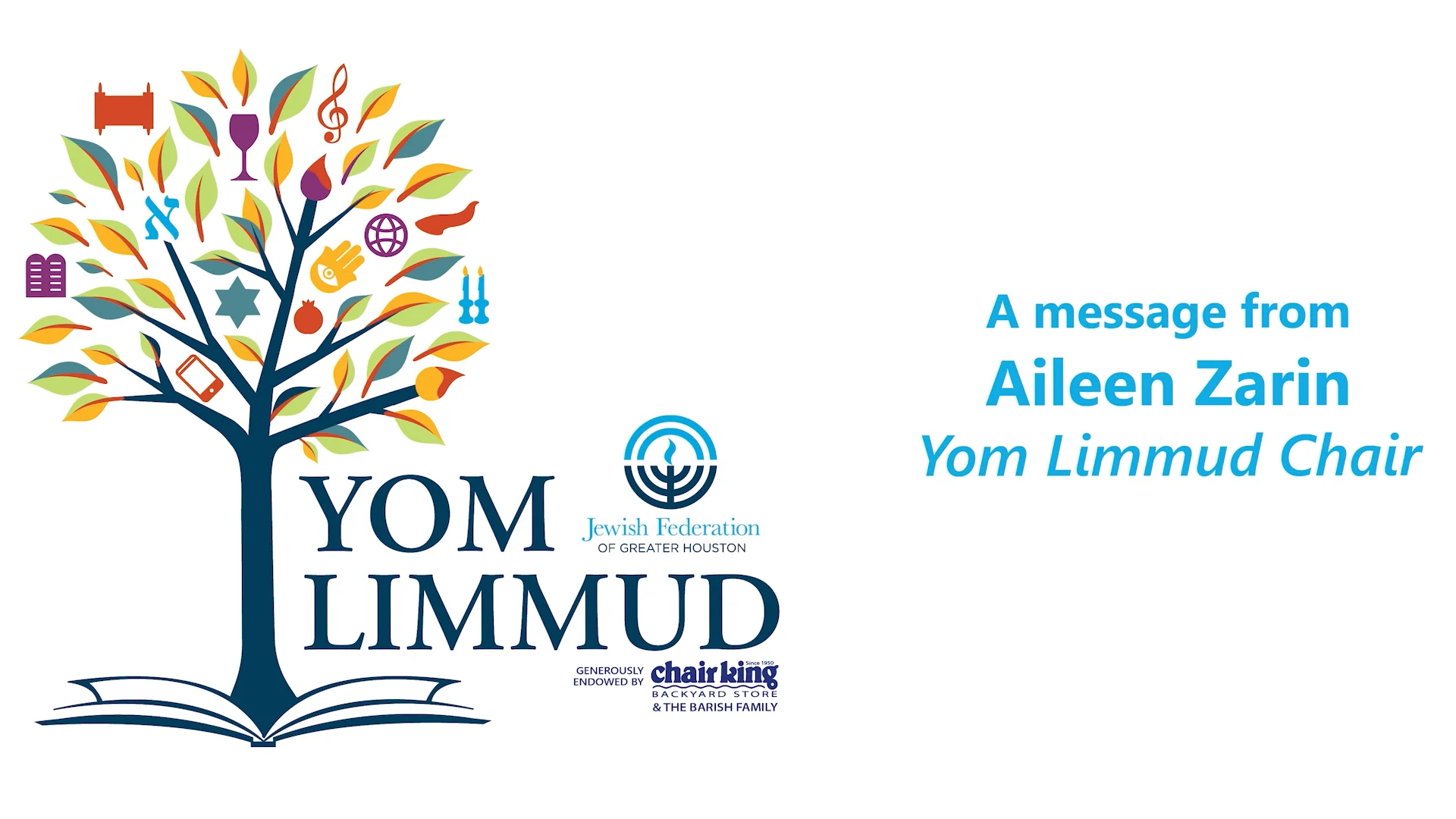 Aileen Zarin Message Yom Limmud 2023 on Vimeo