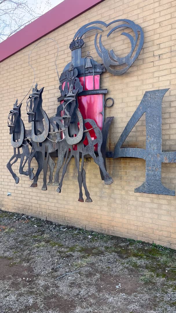 Fire station number four sign on Vimeo